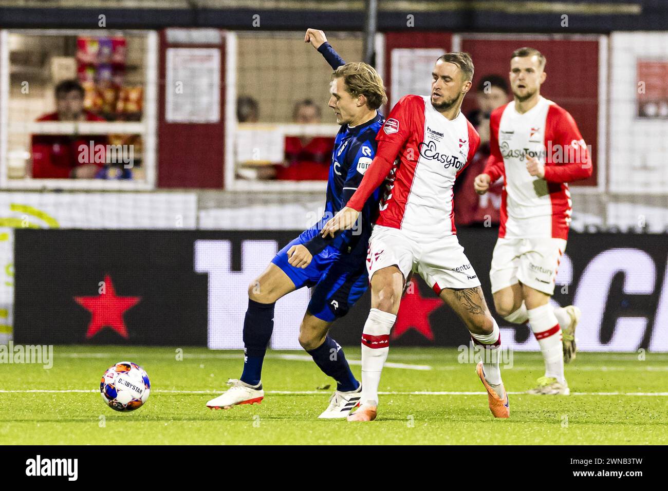EMMEN - 01-03-2024. Stadium De Oude Meerdijk. Keuken Kampioen Divisie, KKD. Season 2023-2024. FC ...