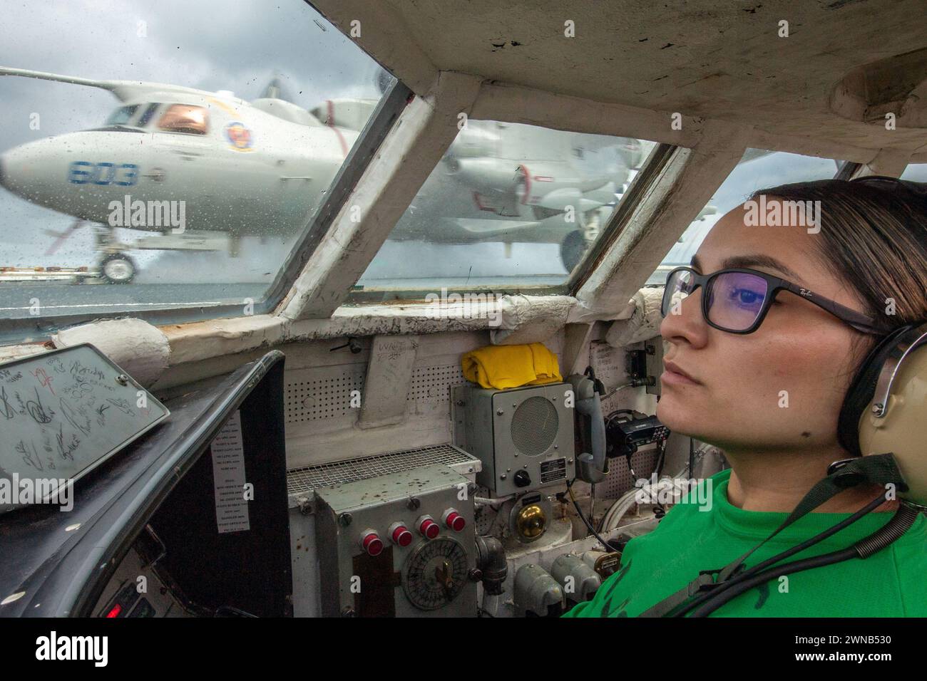 ATLANTIC OCEAN (Feb. 17, 2024) Aviation Boatswain's Mate (Equipment ...