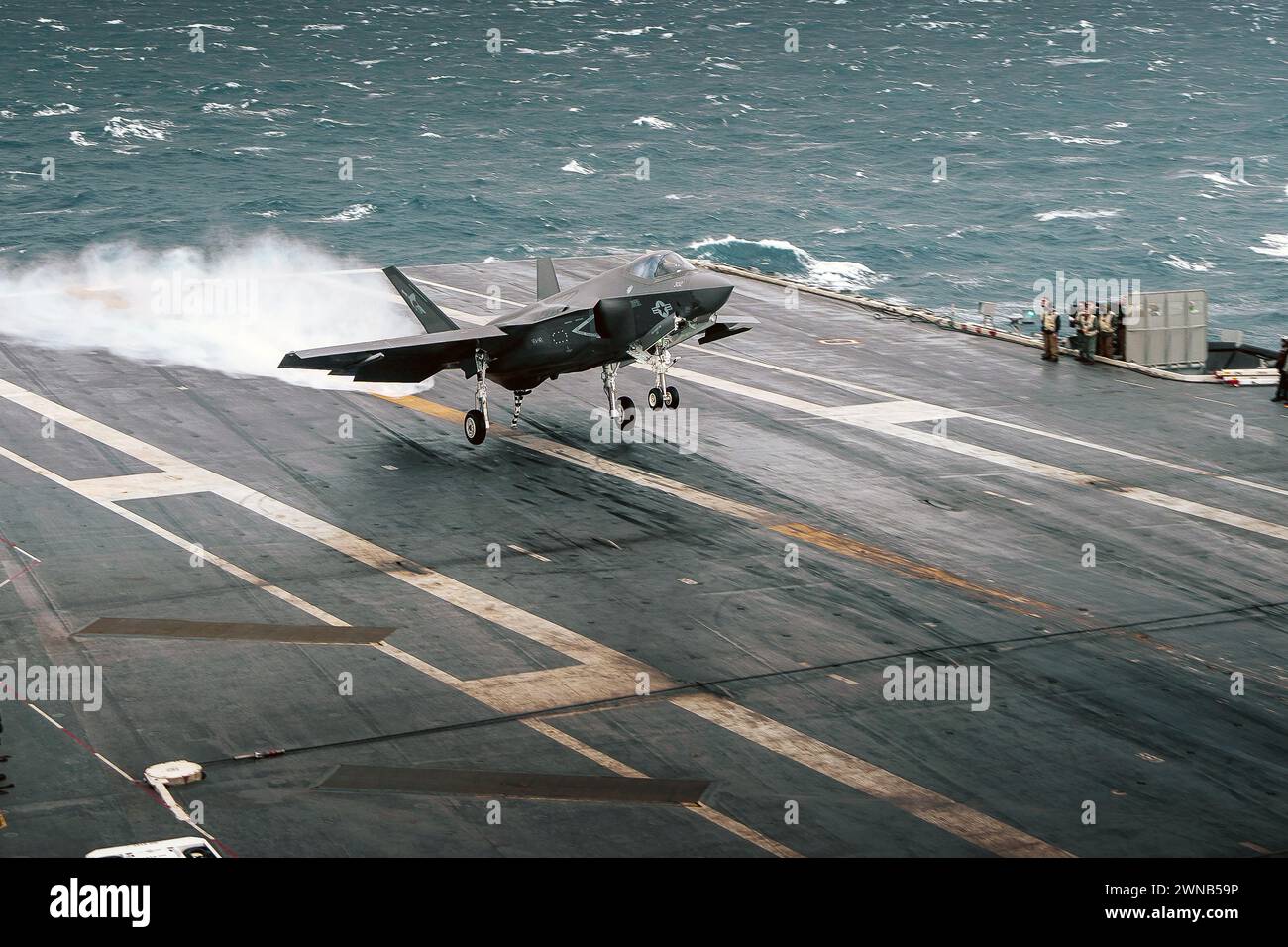 ATLANTIC OCEAN (Dec. 6, 2023) An F-35C Lightning II from Strike Fighter ...
