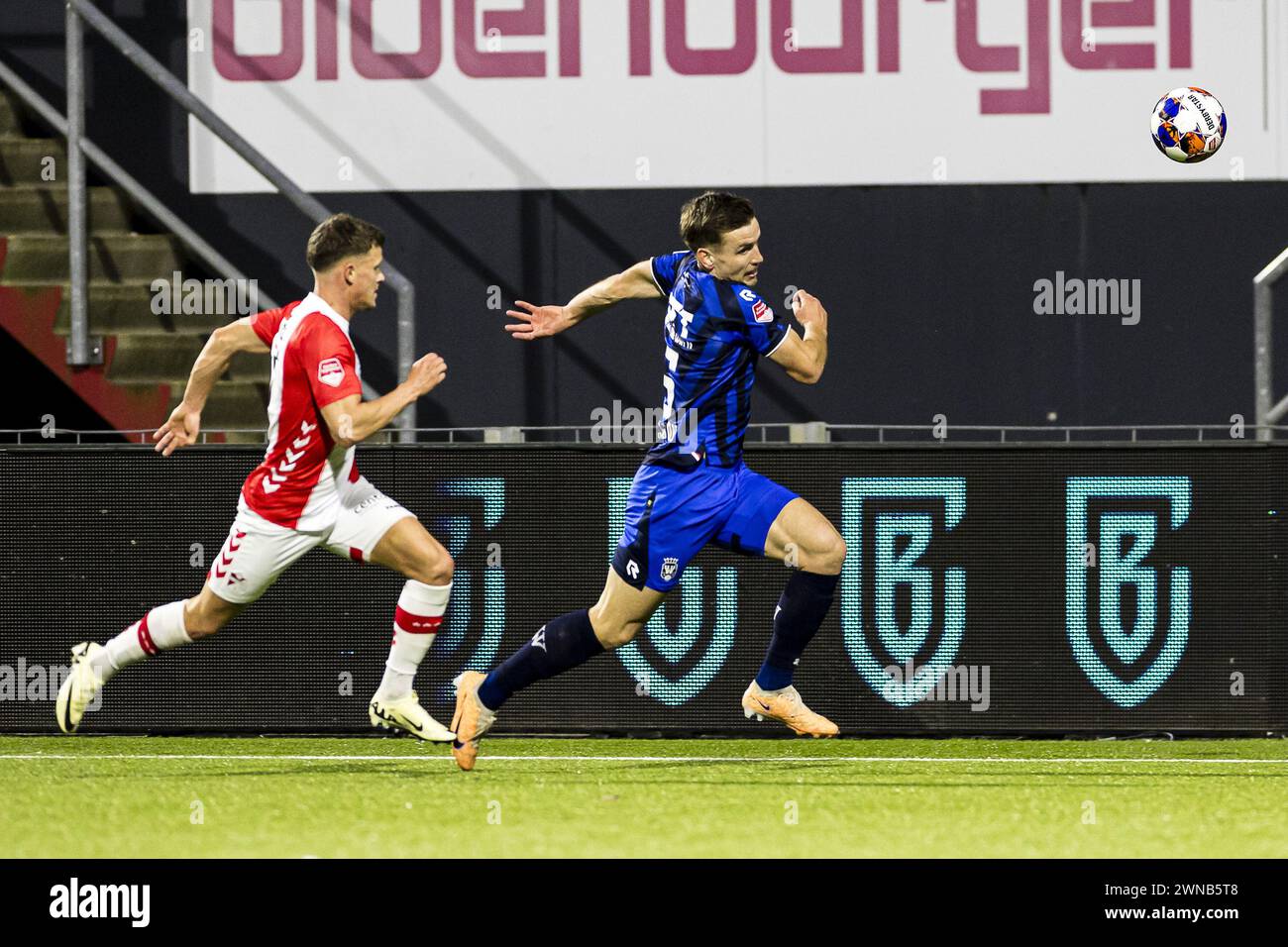 EMMEN - 01-03-2024. Stadium De Oude Meerdijk. Keuken Kampioen Divisie, KKD. Season 2023-2024. FC ...