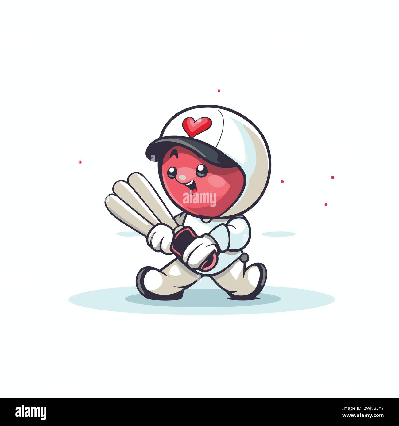 Cartoon cricket match Stock Vector Images - Alamy