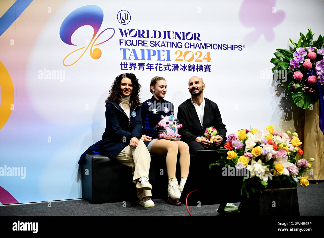 Sarina JOOS (ITA), during Junior Women Free Skating, at the ISU World ...