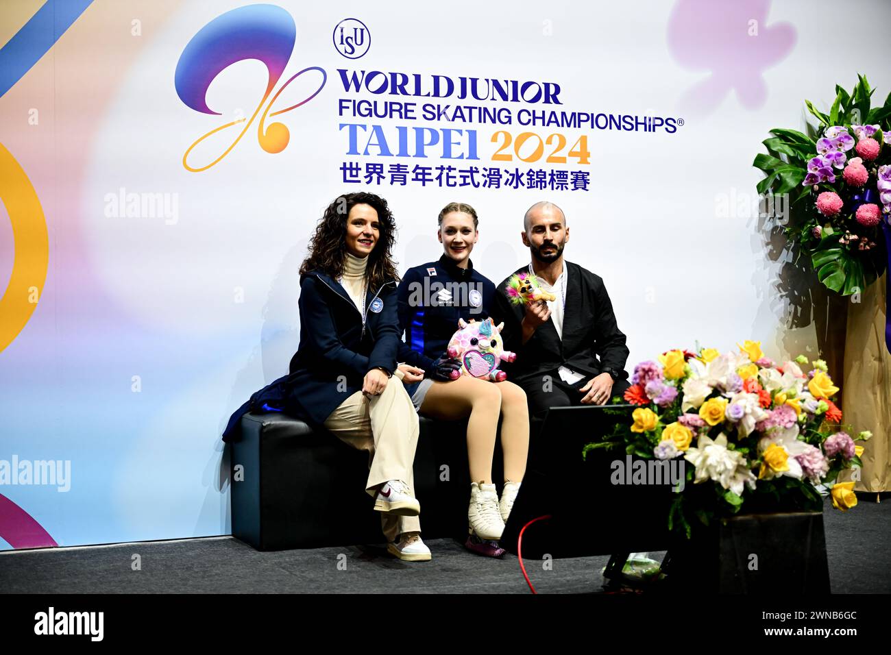 Sarina JOOS (ITA), during Junior Women Free Skating, at the ISU World ...