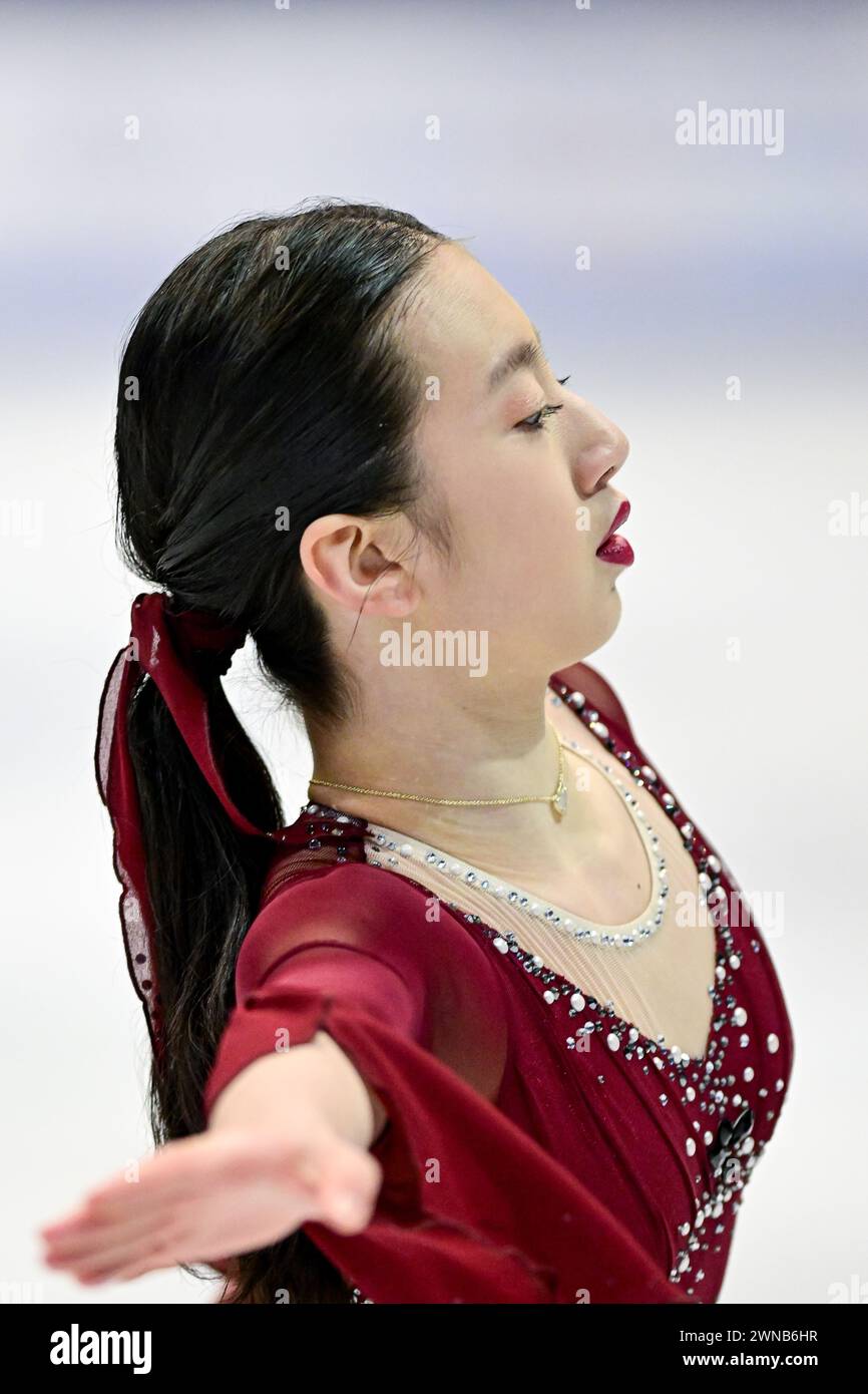 Lulu LIN (CAN), during Junior Women Free Skating, at the ISU World ...