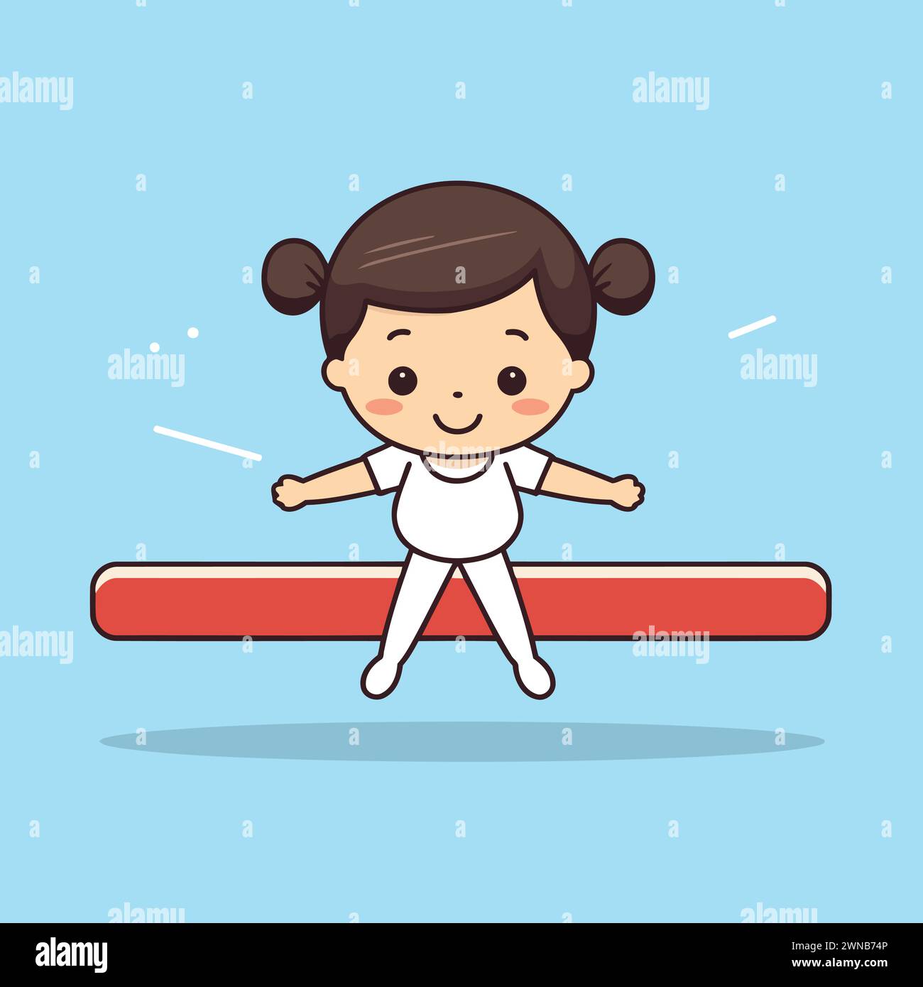 Jumping joy jumper Stock Vector Images - Alamy