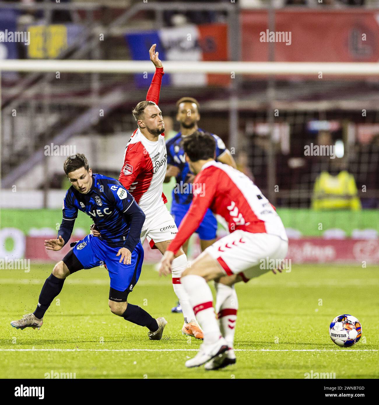 EMMEN - 01-03-2024. Stadium De Oude Meerdijk. Keuken Kampioen Divisie, KKD. Season 2023-2024. FC ...