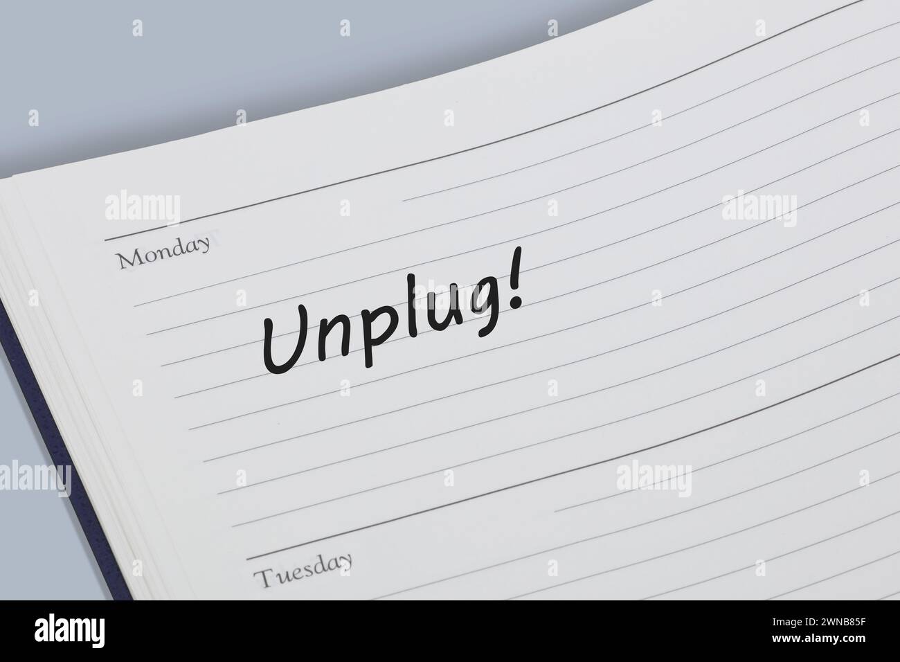 Unplug and social media hi-res stock photography and images - Alamy