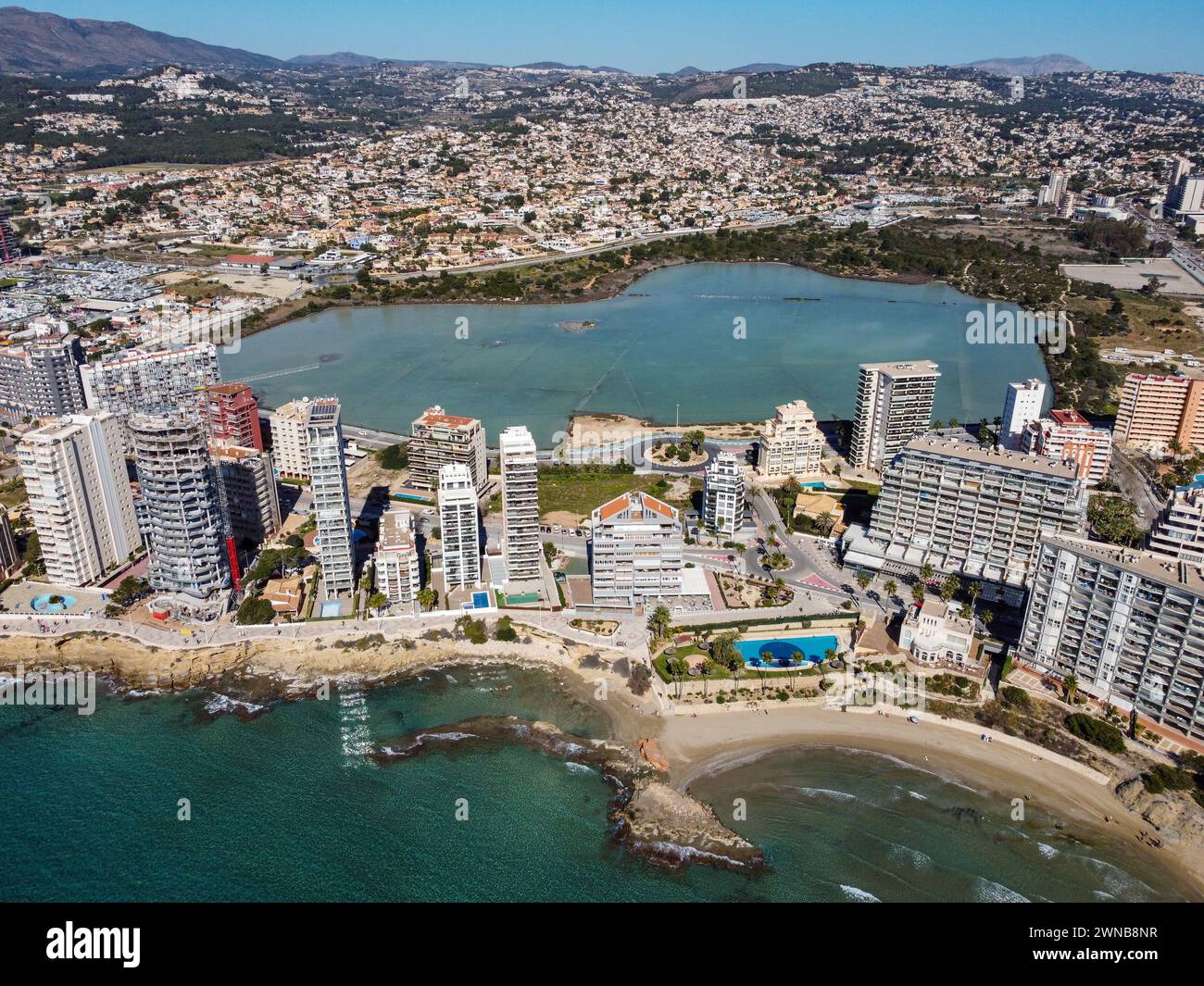 Aerial view luxury beachfront resort hi-res stock photography and ...