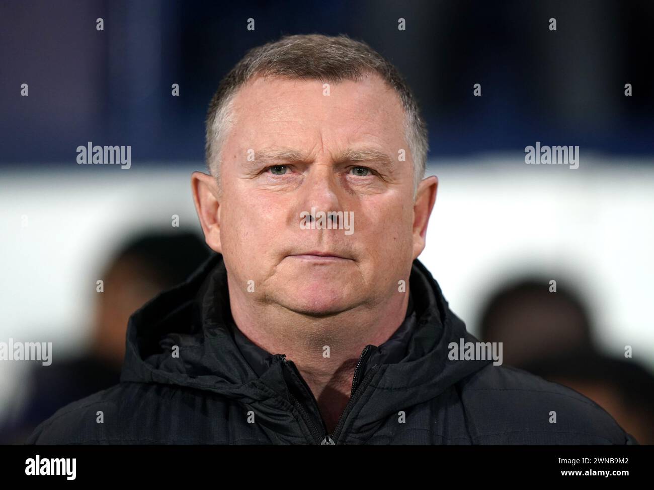 Coventry City manager Mark Robins ahead of the Sky Bet Championship ...