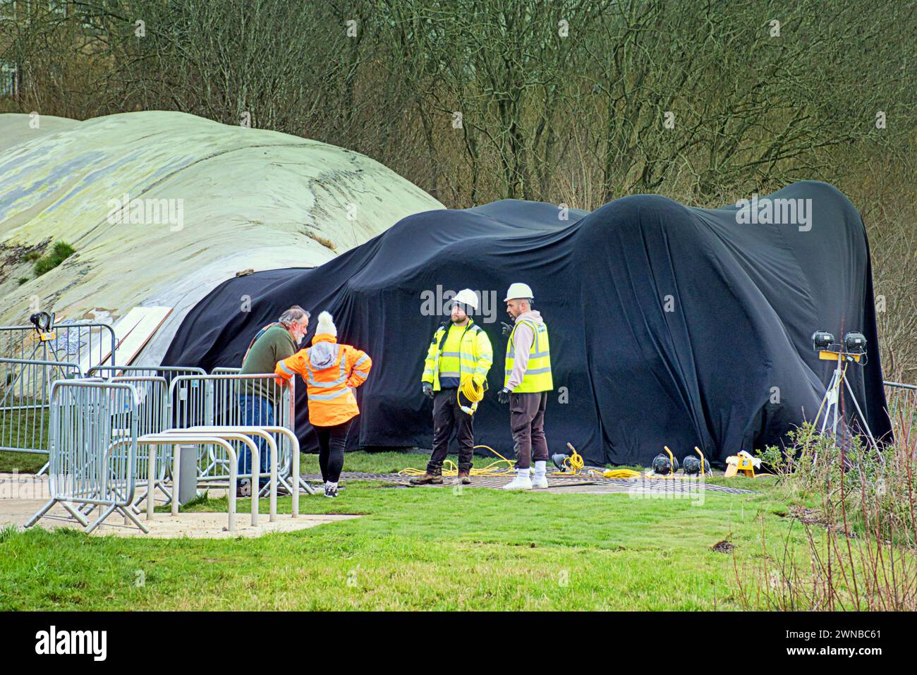 Glasgow, Scotland, UK. 1st March, 2024: Nichol Wheatley, with the beard ...