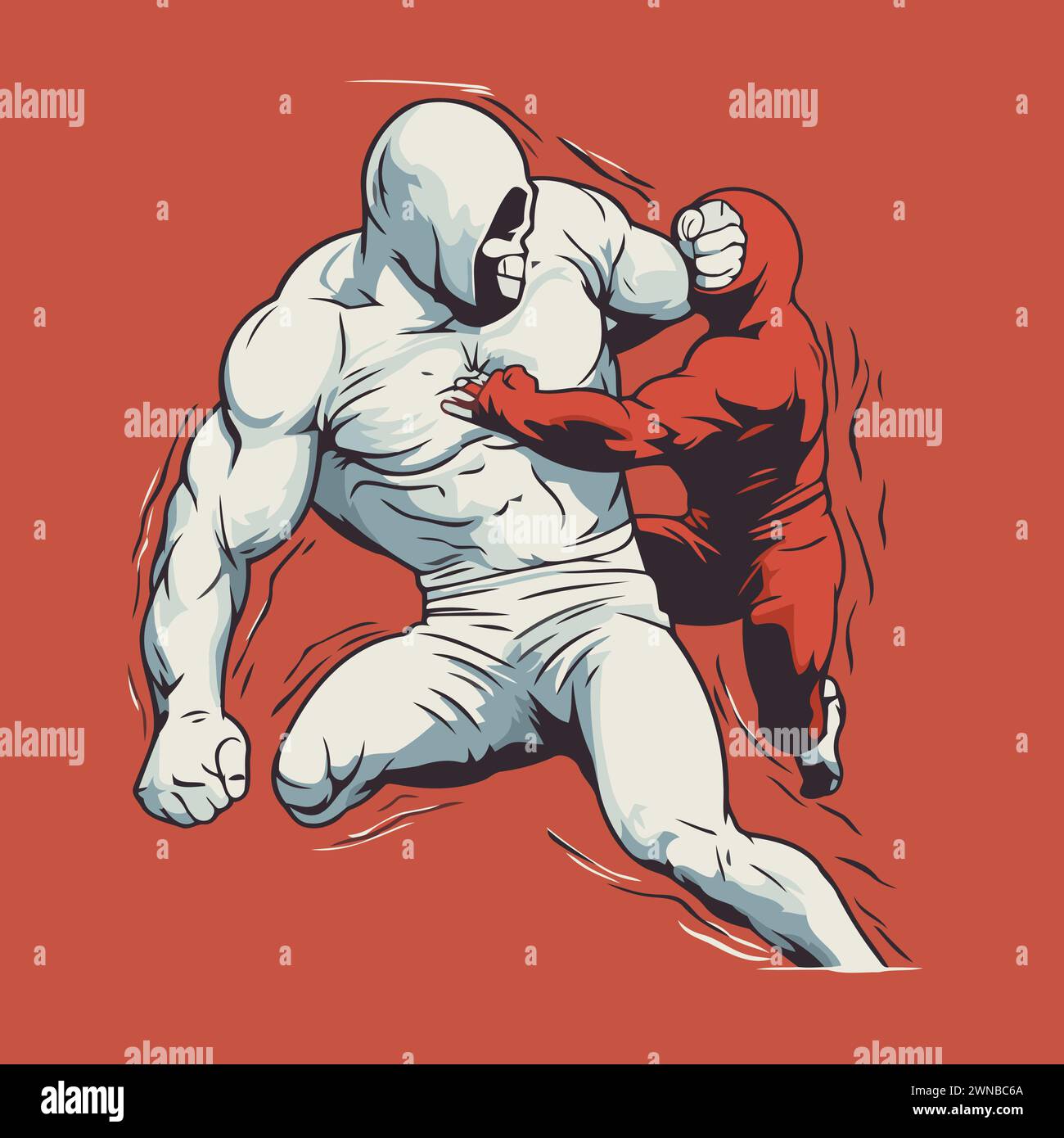 Cartoon super punch hi-res stock photography and images - Alamy