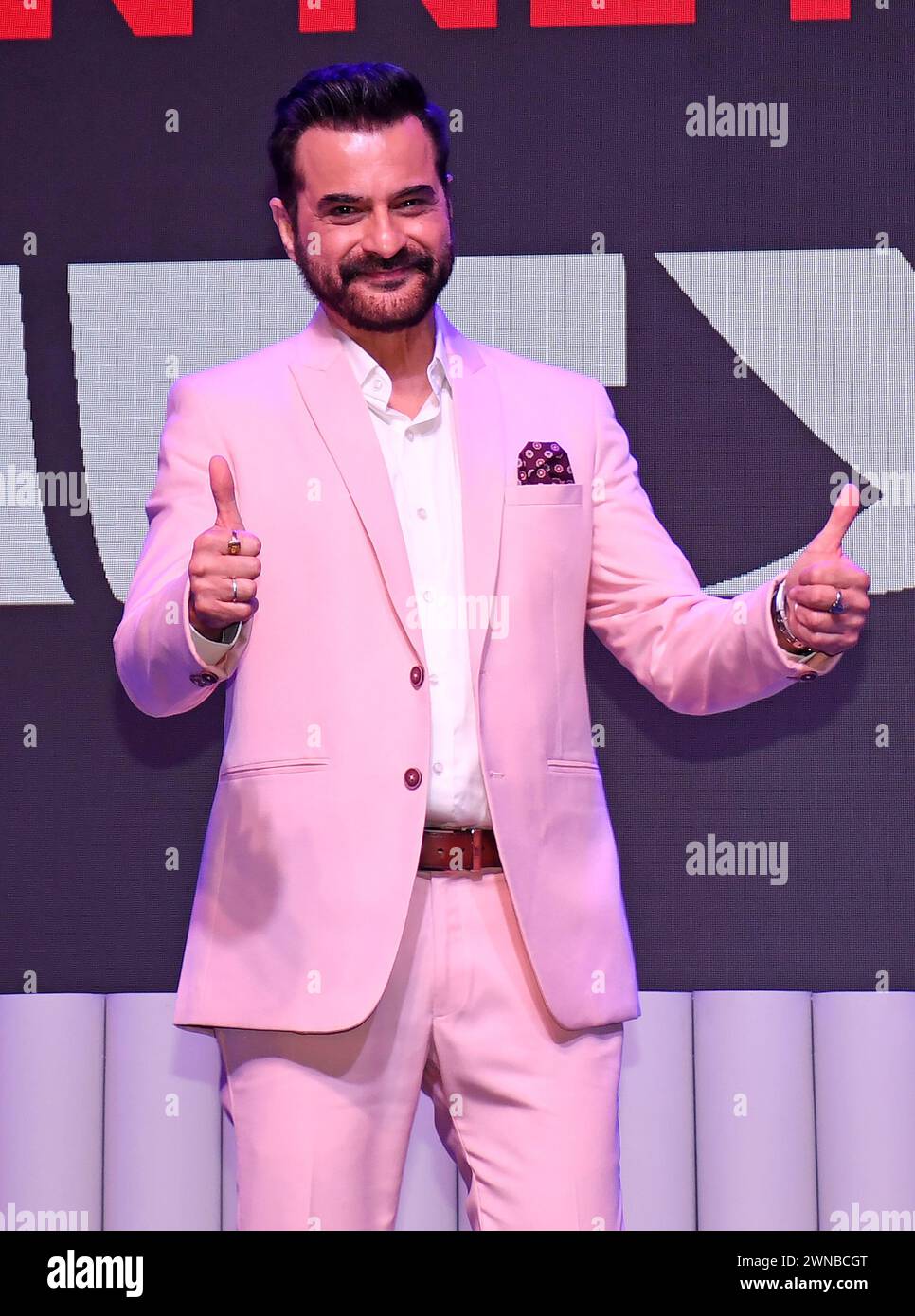 Bollywood actor Sanjay Kapoor, poses for a photo at an event to unveil ...