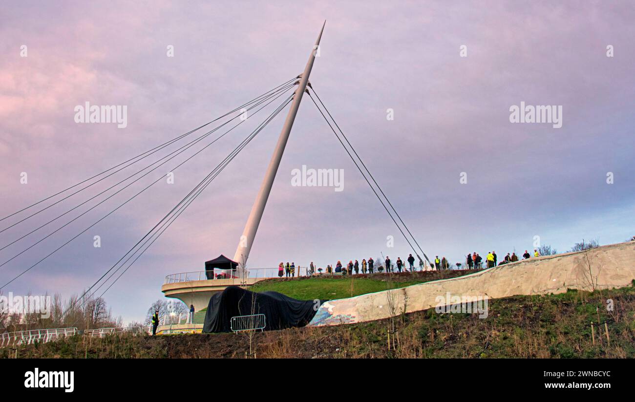 Glasgow, Scotland, UK. 1st March, 2024: Today the completion and ...