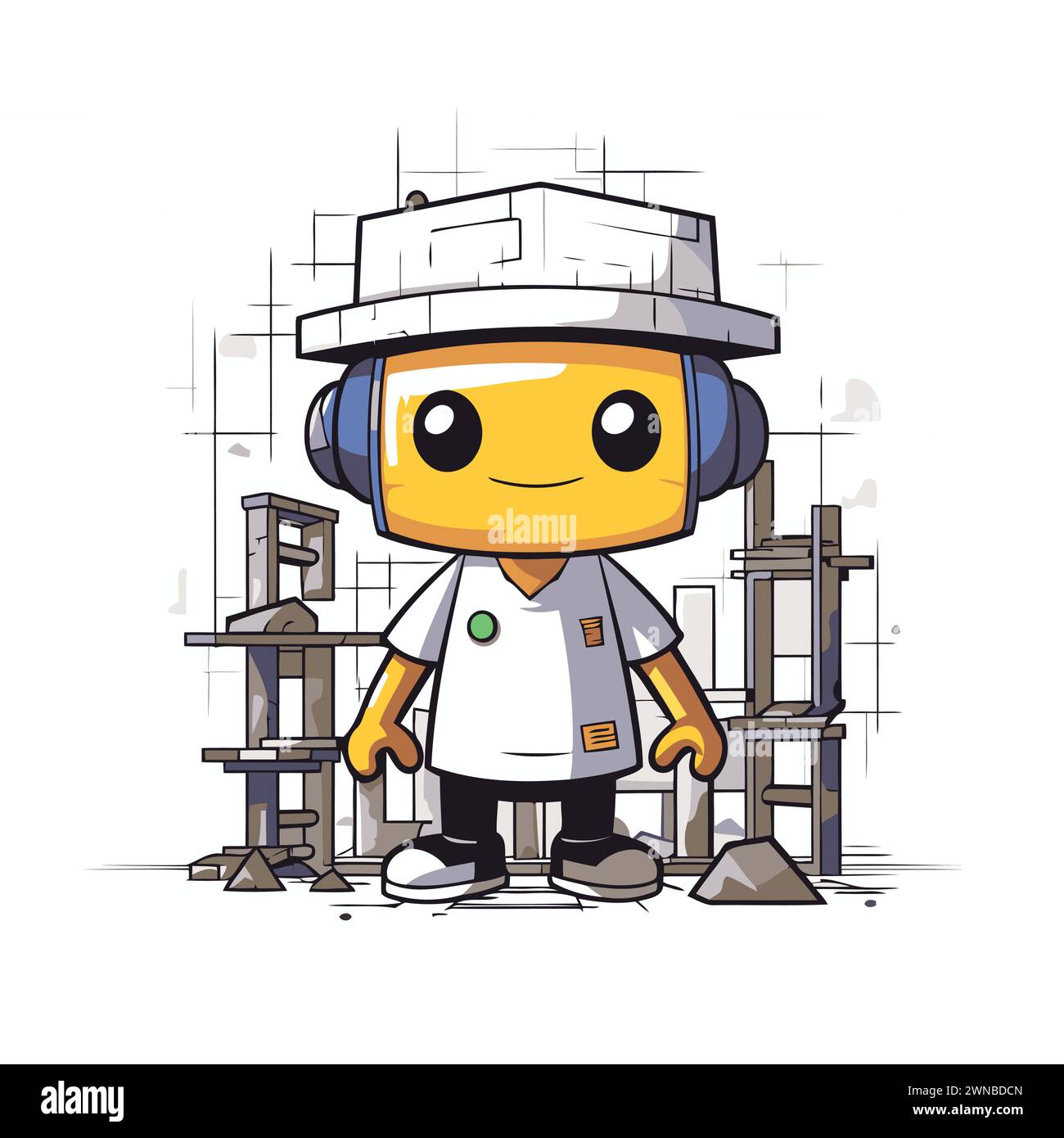 Automated construction Stock Vector Images - Alamy