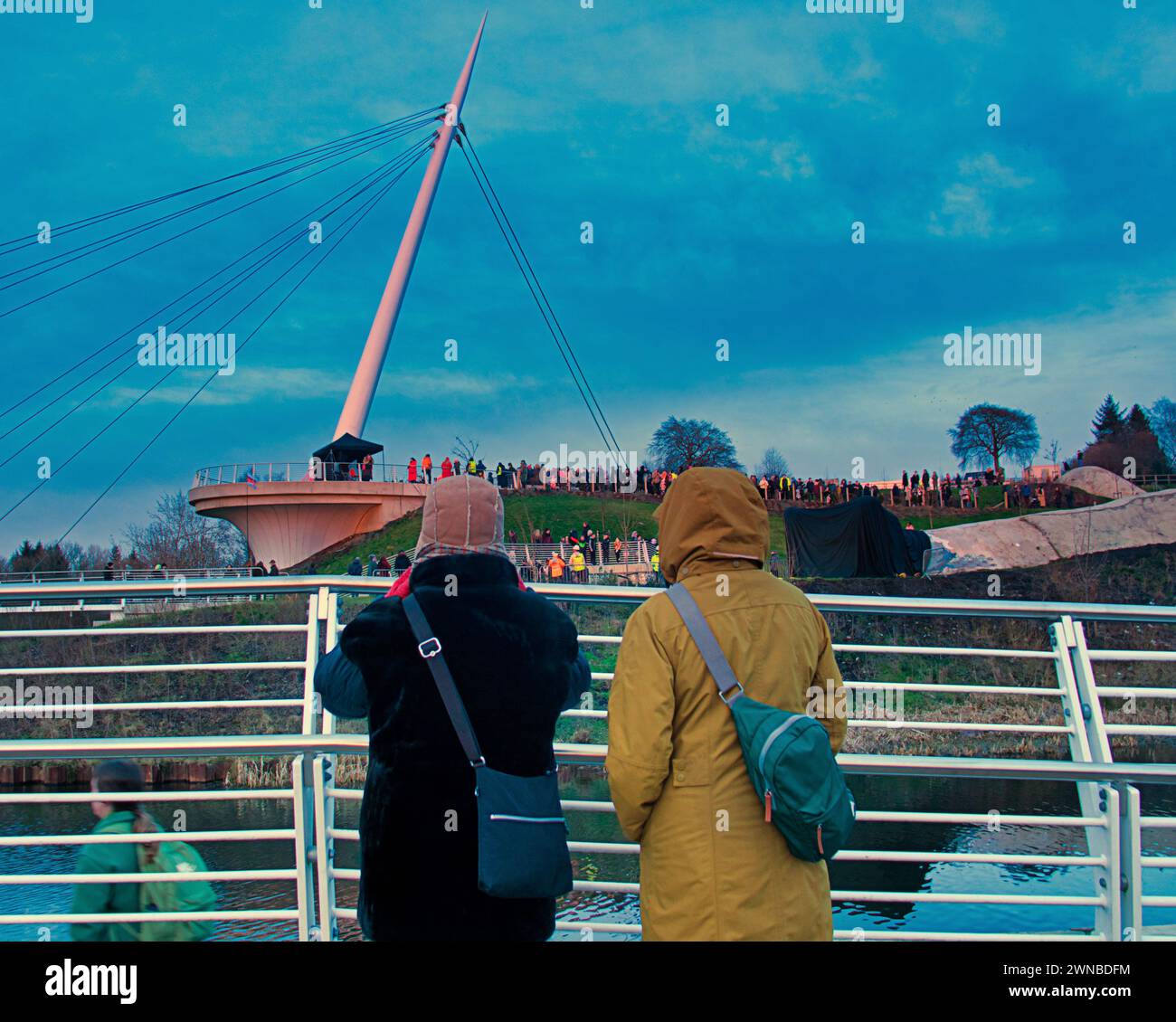 Glasgow, Scotland, UK. 1st March, 2024: Today the completion and ...