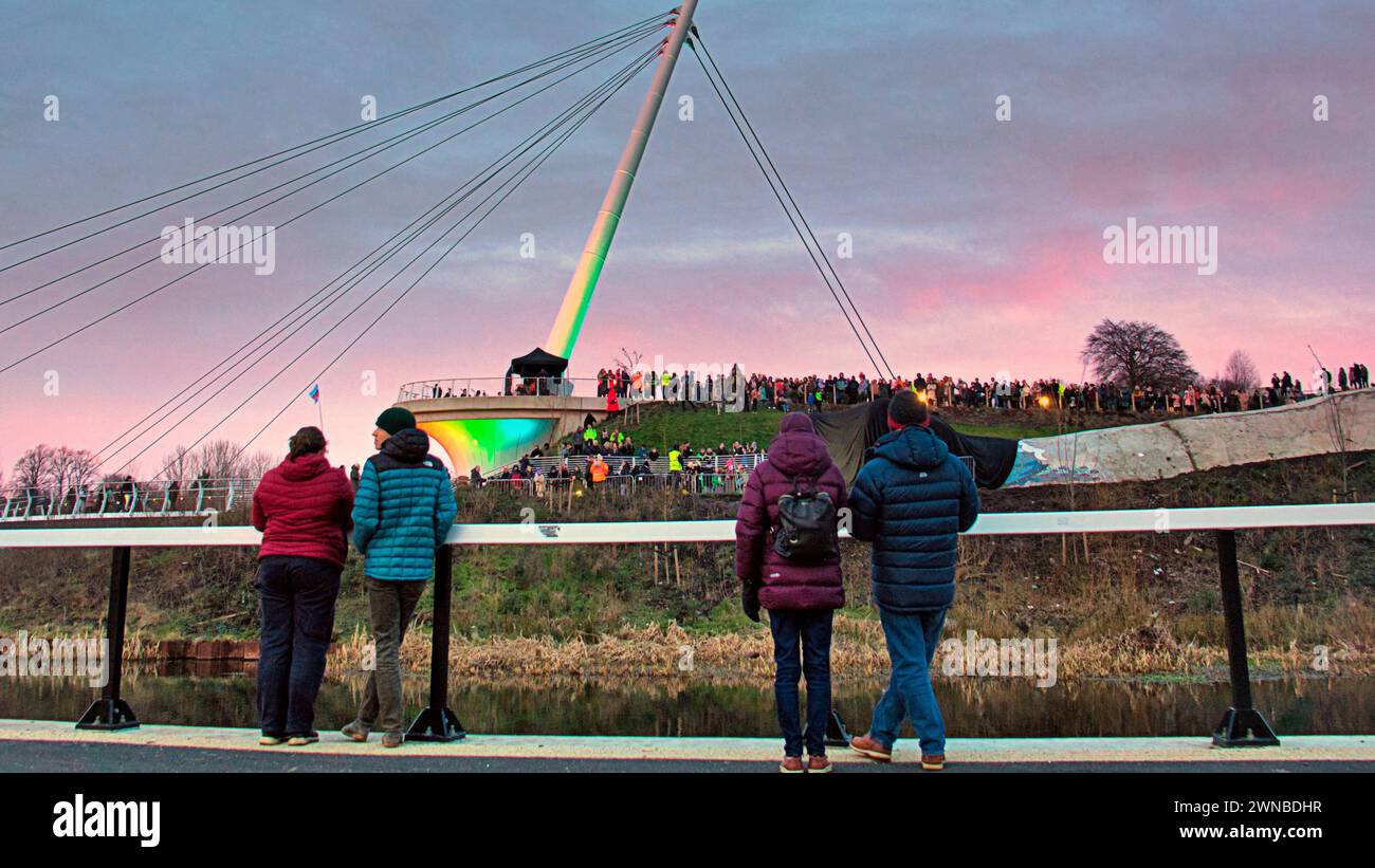 Glasgow, Scotland, UK. 1st March, 2024: Today the completion and ...