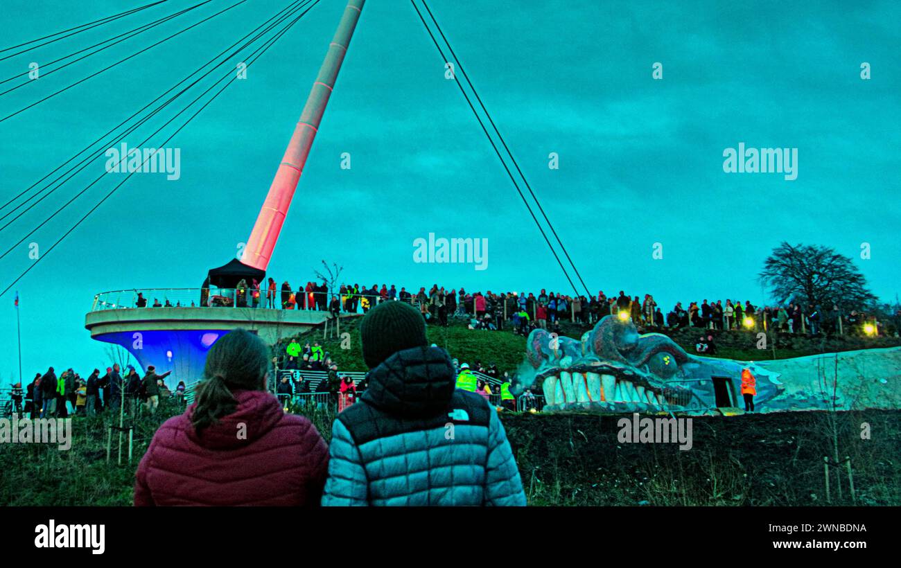 Glasgow, Scotland, UK. 1st March, 2024: Today the completion and ...