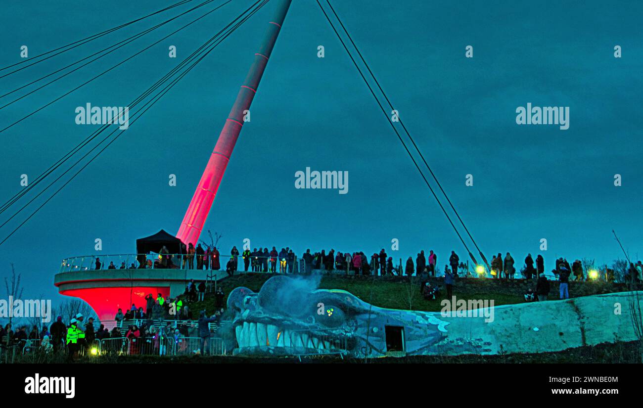 Glasgow, Scotland, UK. 1st March, 2024: Today the completion and ...