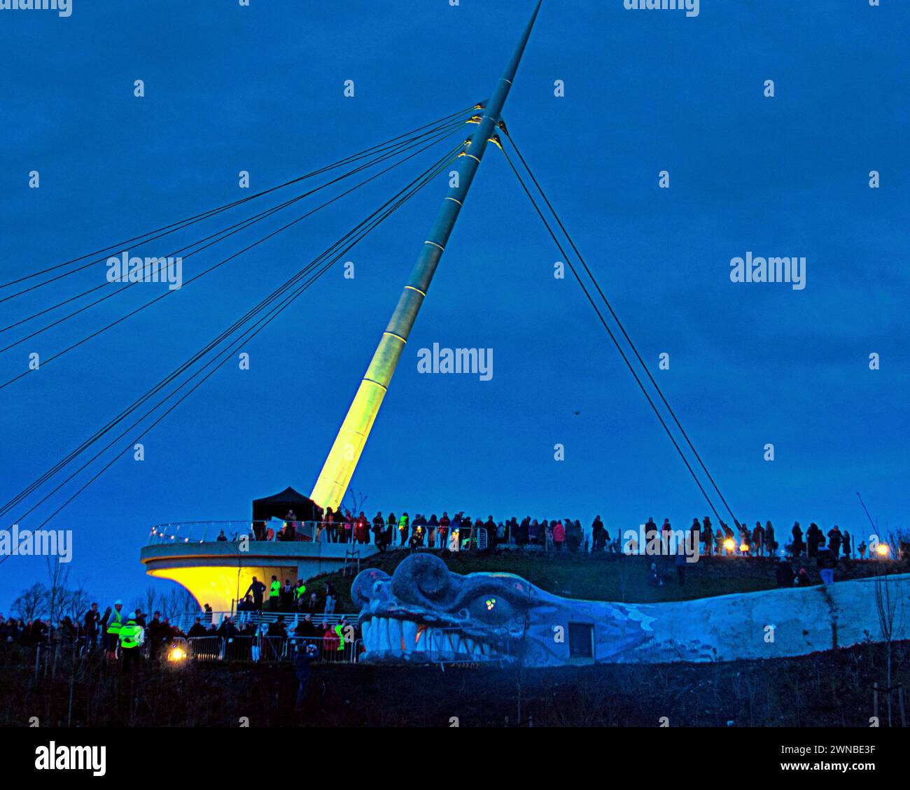 Glasgow, Scotland, UK. 1st March, 2024: Today the completion and ...