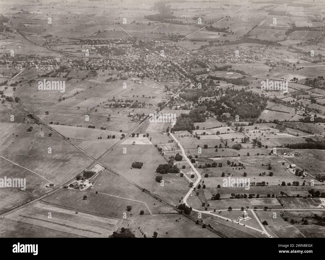 Historical view gettysburg battlefield hi-res stock photography and ...