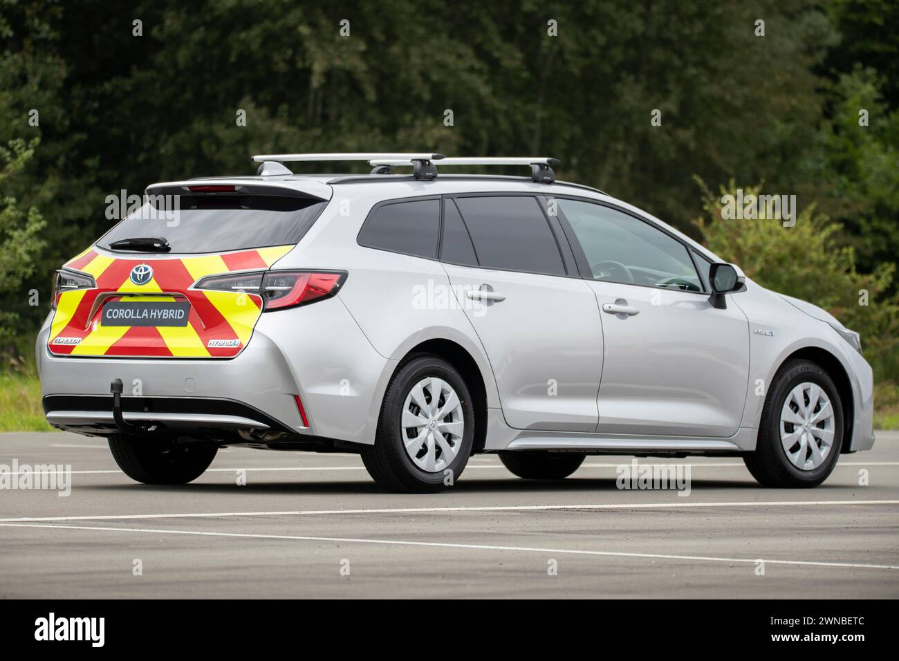 16/08/21 Toyota Corolla hybrid van built in Derby, UK Stock Photo - Alamy