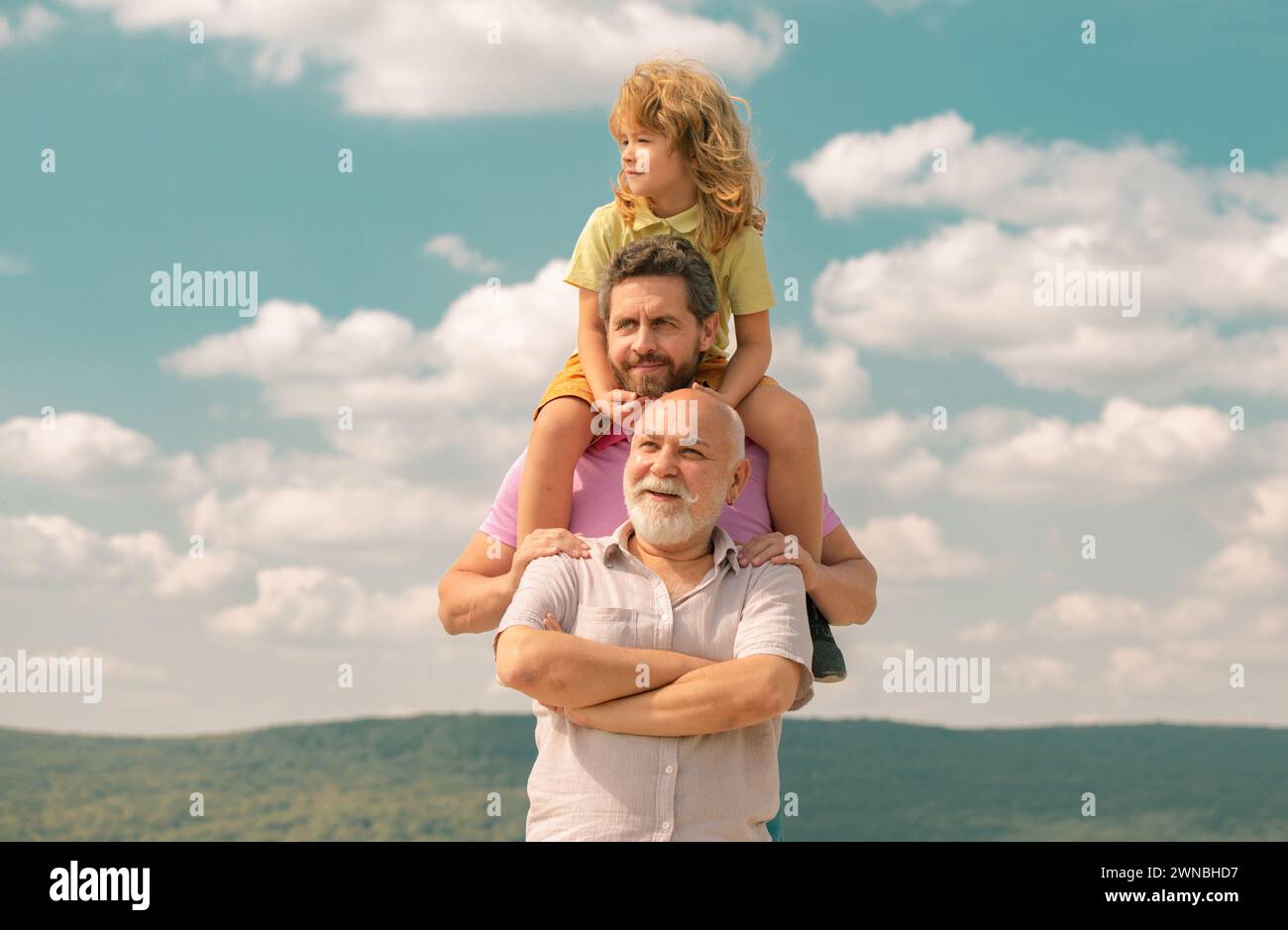 Generation of people and stages of growing up. Men generation ...