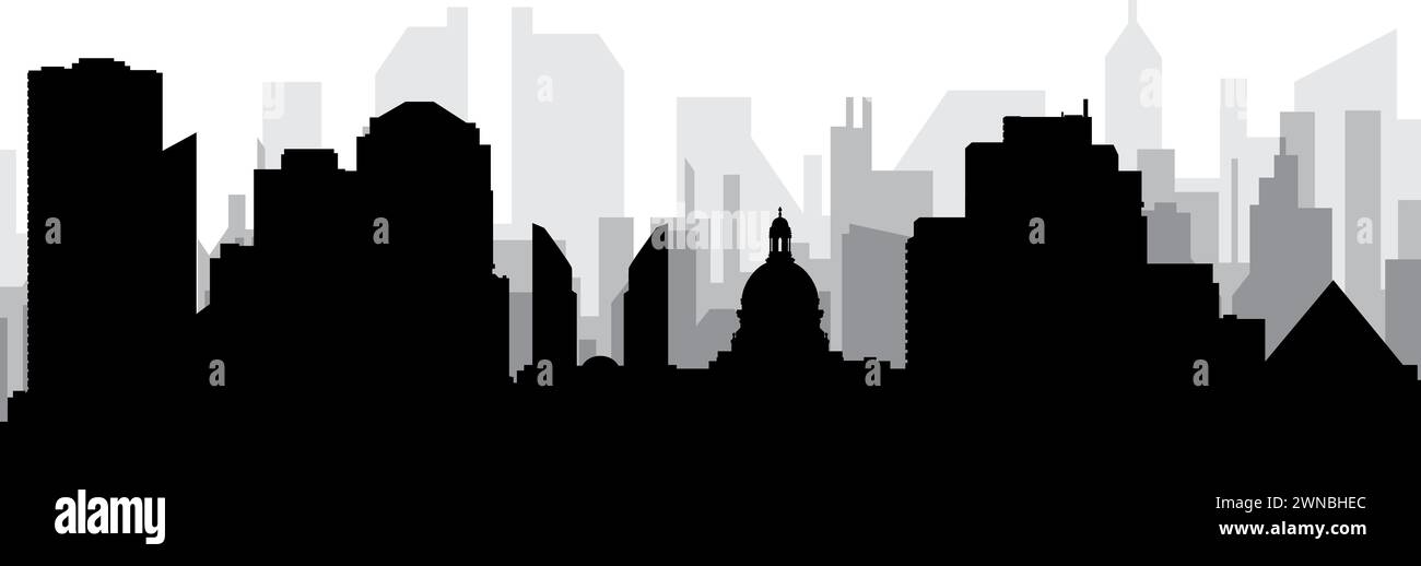 Edmonton cityscape skyline Stock Vector Images - Alamy