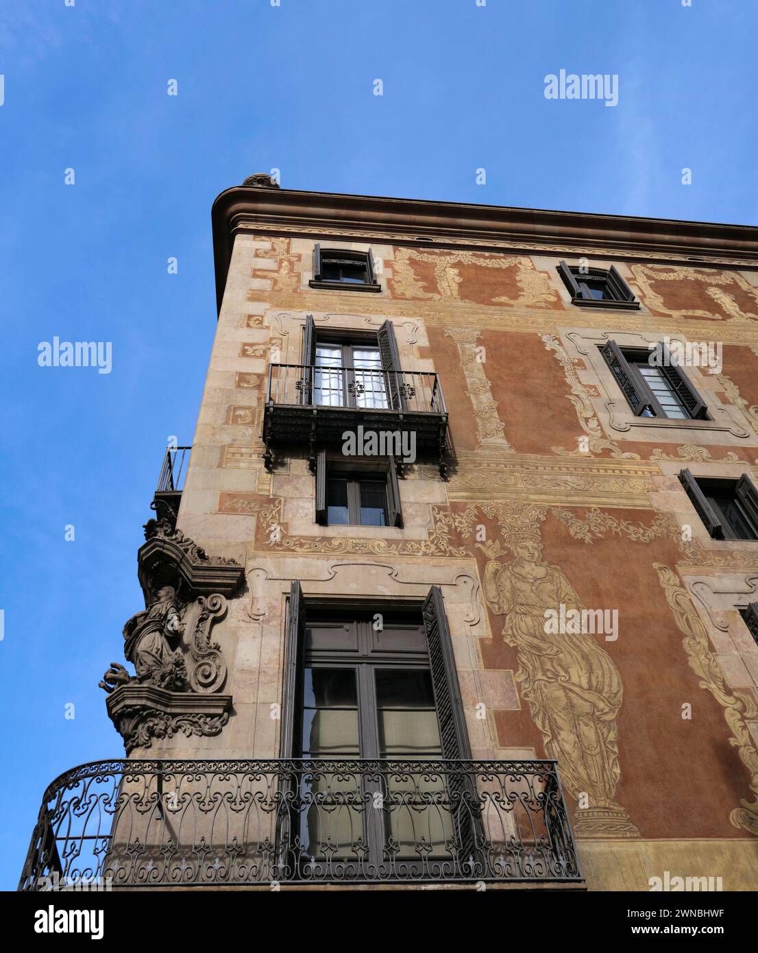 Catalan modernism architecture building,Barcelona Stock Photo - Alamy