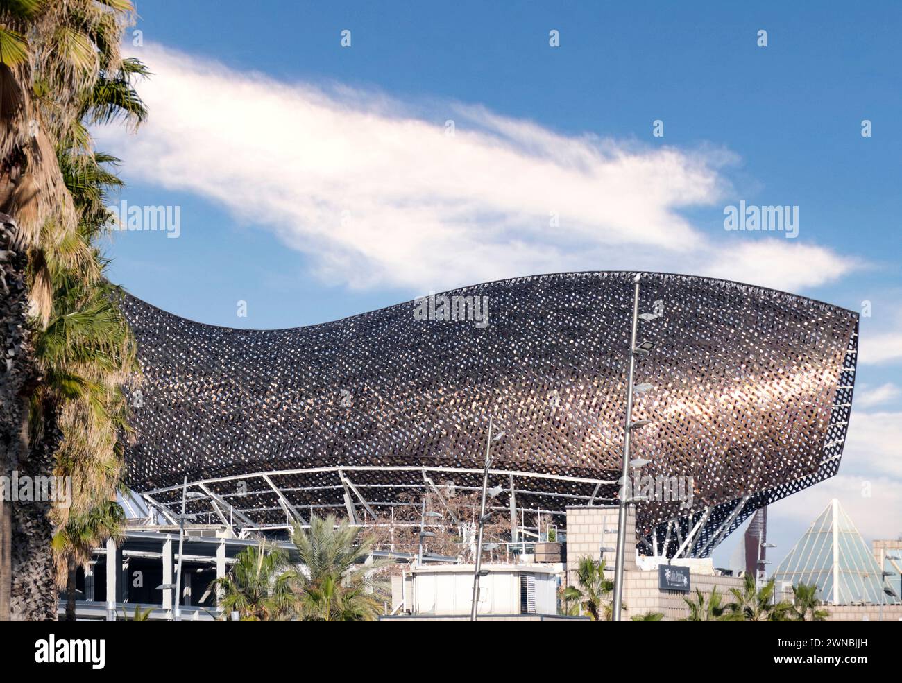 El Pez ,the Fish, by Frank Gehry Barcelona Spain Stock Photo - Alamy