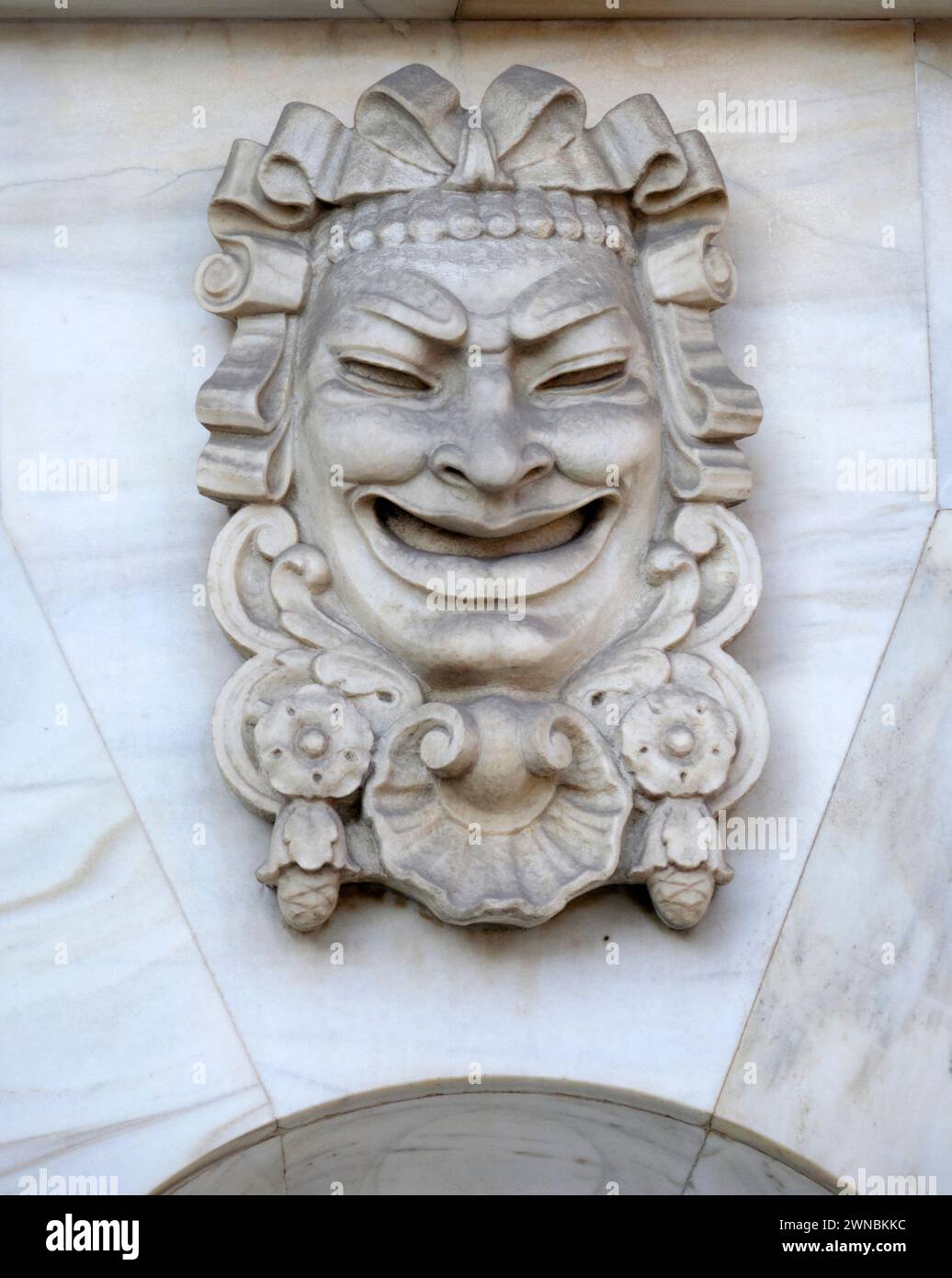 Stunning architectural detail av diagonal in Barcelona Stock Photo - Alamy