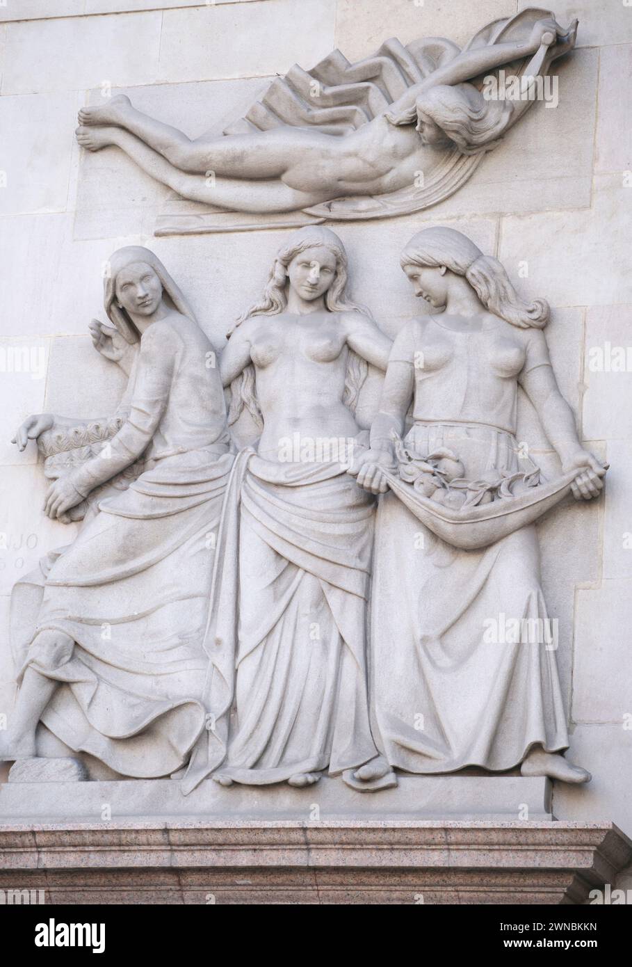 Stunning architectural detail av diagonal in Barcelona Stock Photo - Alamy