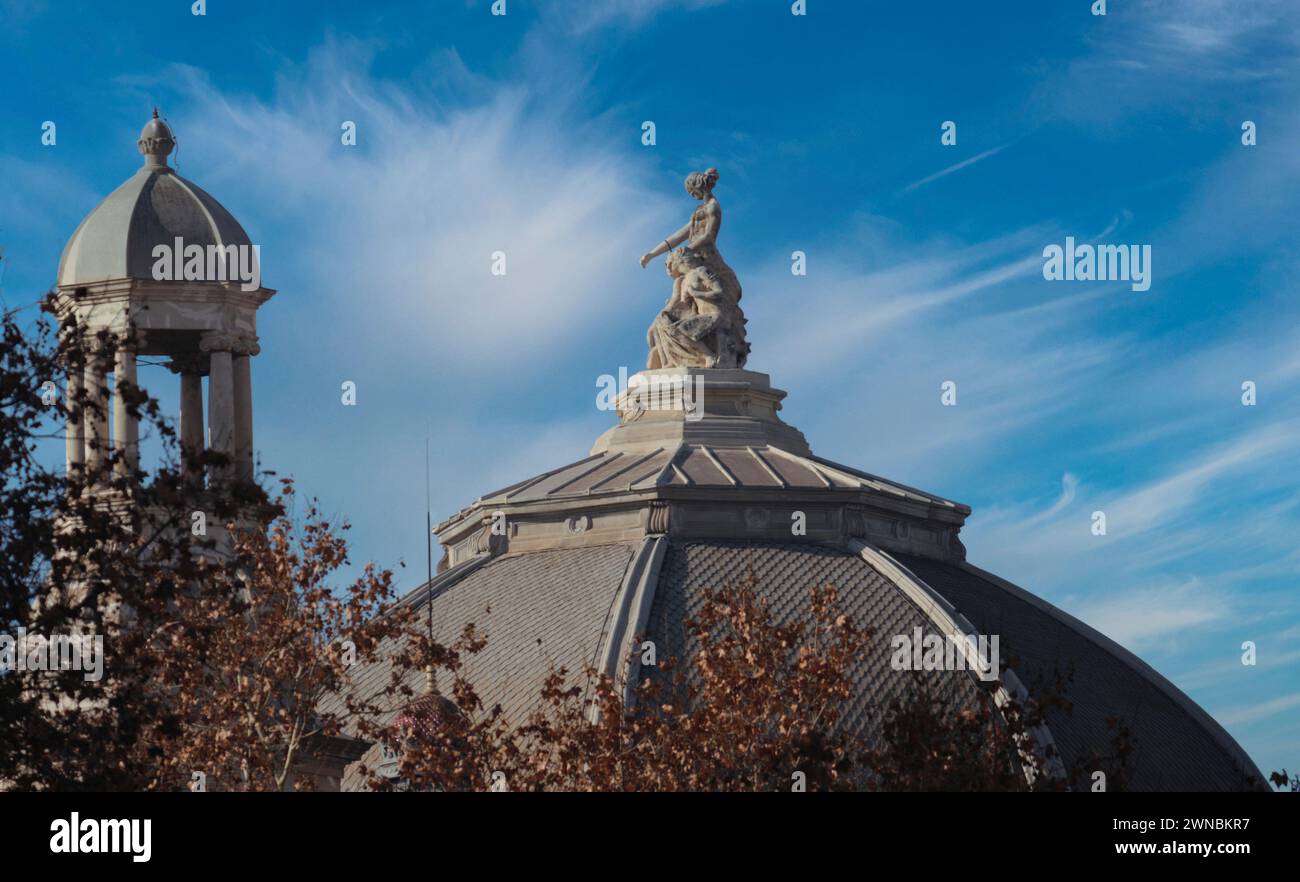 Stunning architectural detail av diagonal in Barcelona Stock Photo - Alamy