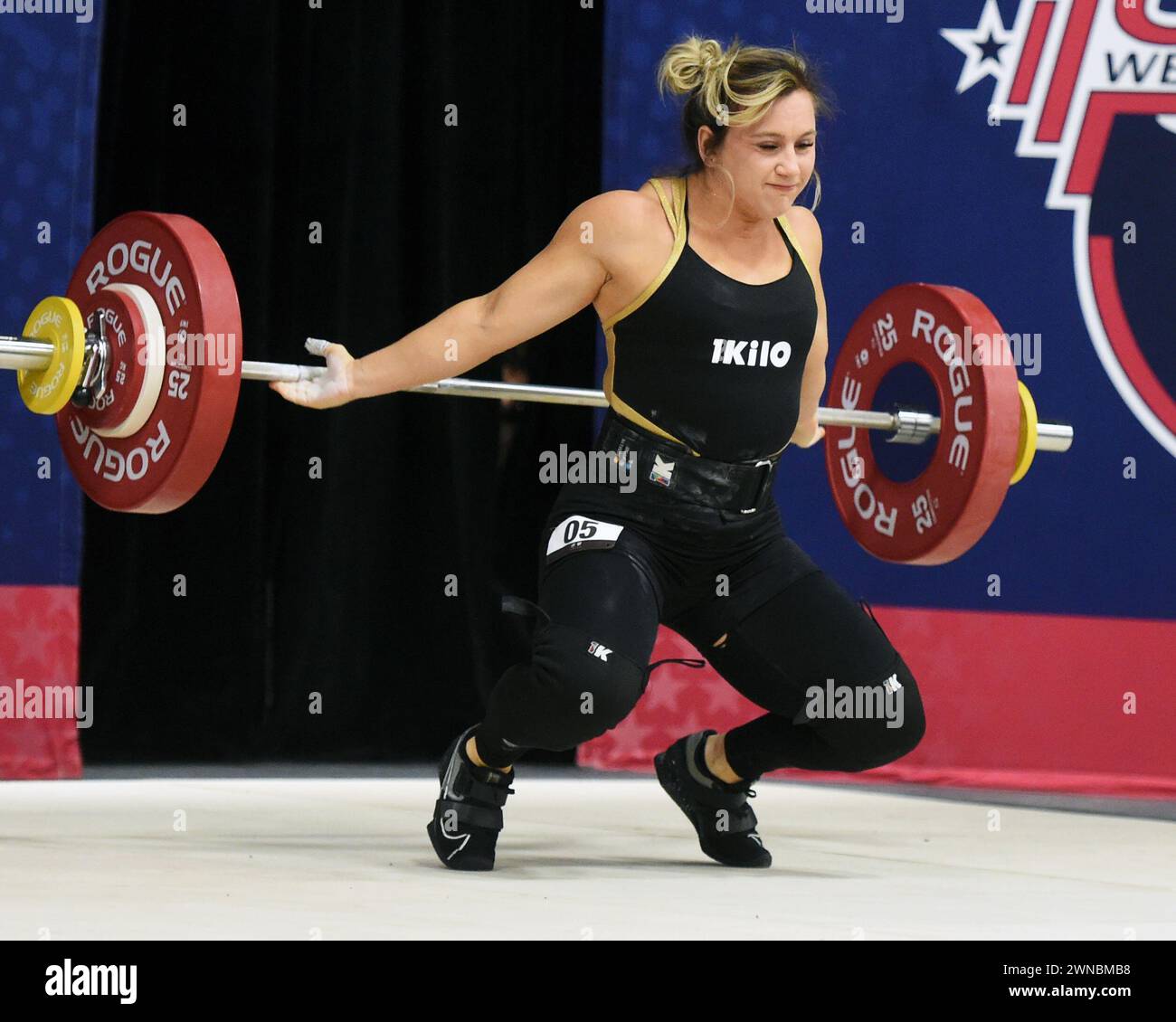 Columbus, Ohio, United States. Mar 1 Feb, 2024. Alexa Snyder misses ...
