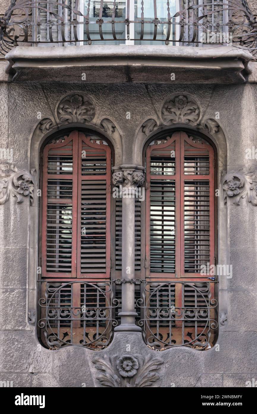Av.Diagonal amazing modernism architecture, Barcelona Stock Photo - Alamy