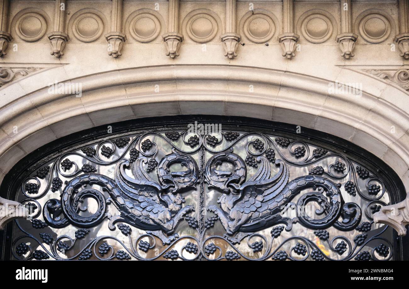 Av.Diagonal amazing modernism architecture, Barcelona Stock Photo - Alamy