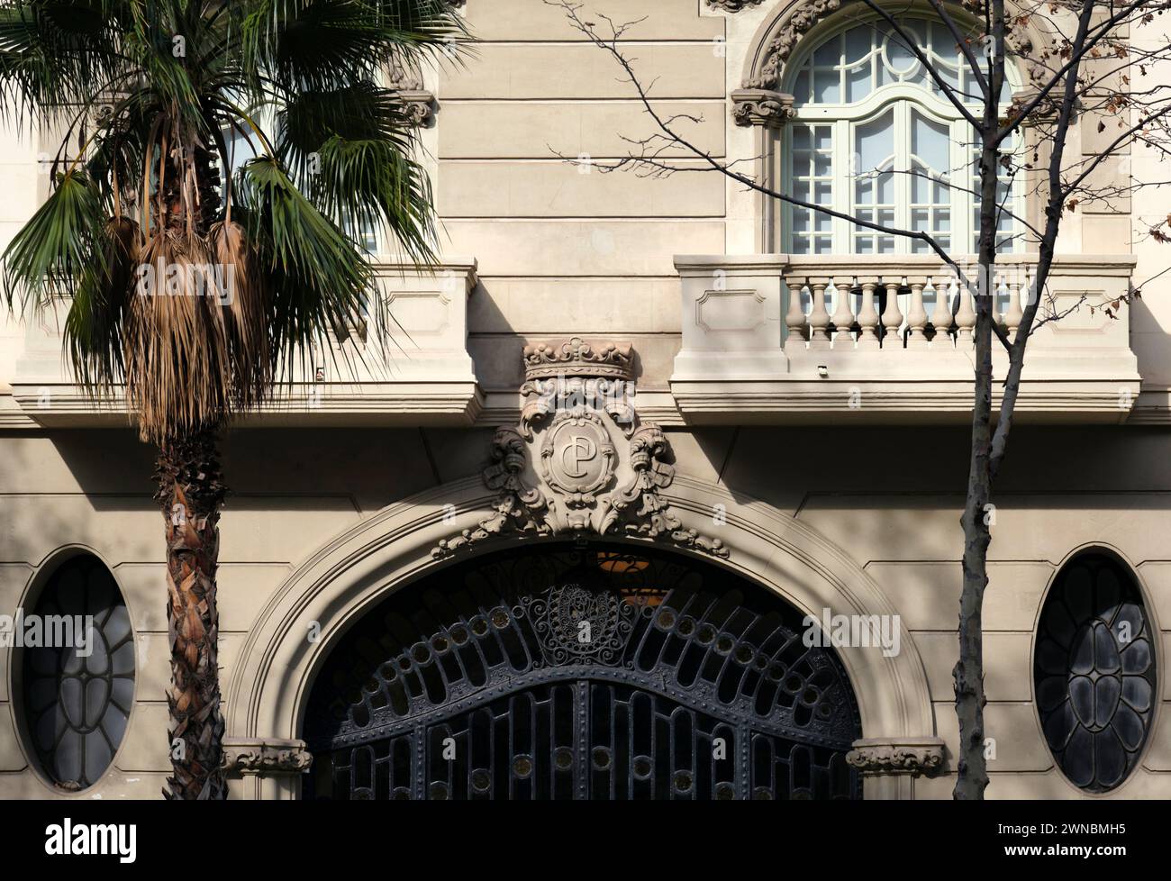 Av.Diagonal amazing modernism architecture, Barcelona Stock Photo - Alamy