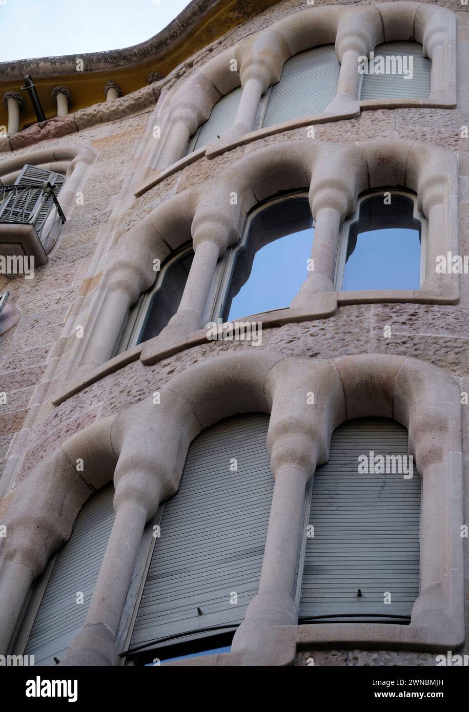Av.Diagonal amazing modernism architecture, Barcelona Stock Photo - Alamy