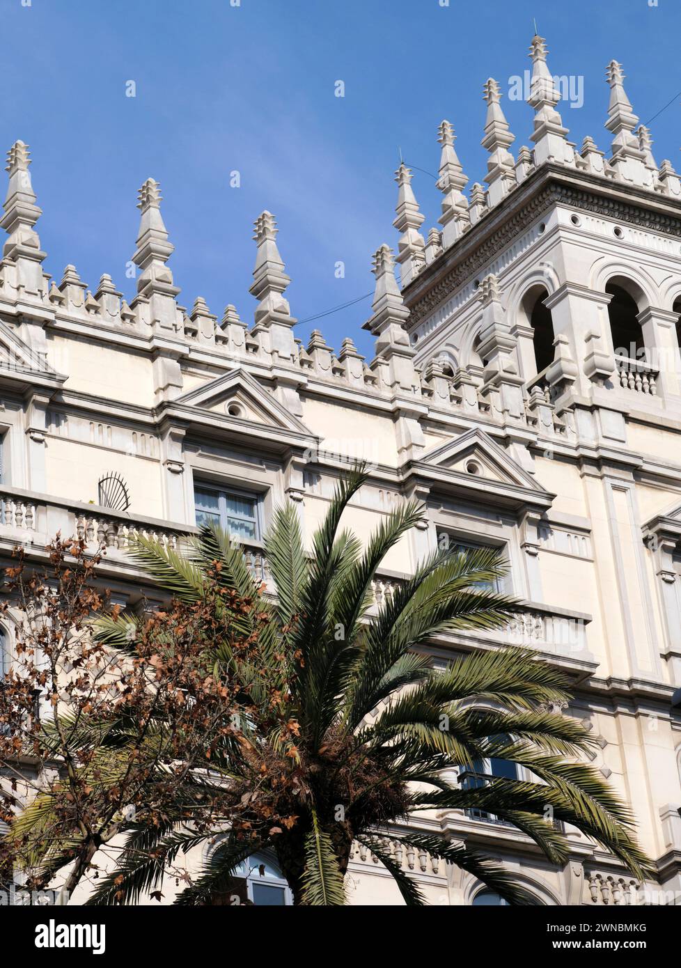 Av.Diagonal amazing modernism architecture, Barcelona Stock Photo - Alamy