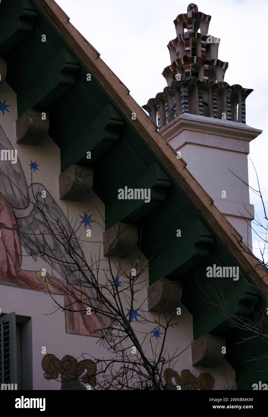 Av.Diagonal amazing modernism architecture, Barcelona Stock Photo - Alamy