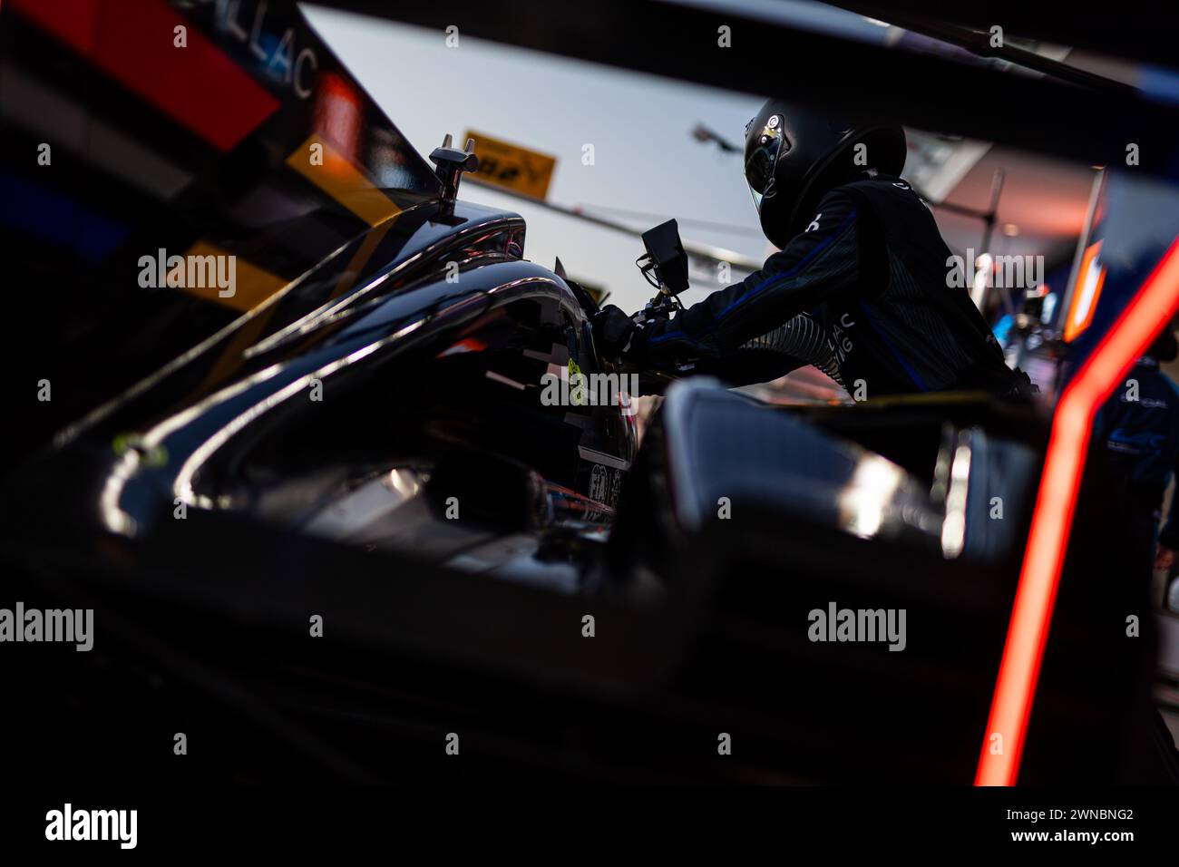 Cadillac V-Series.R pit stop during the Qatar Airways Qatar 1812 KM ...