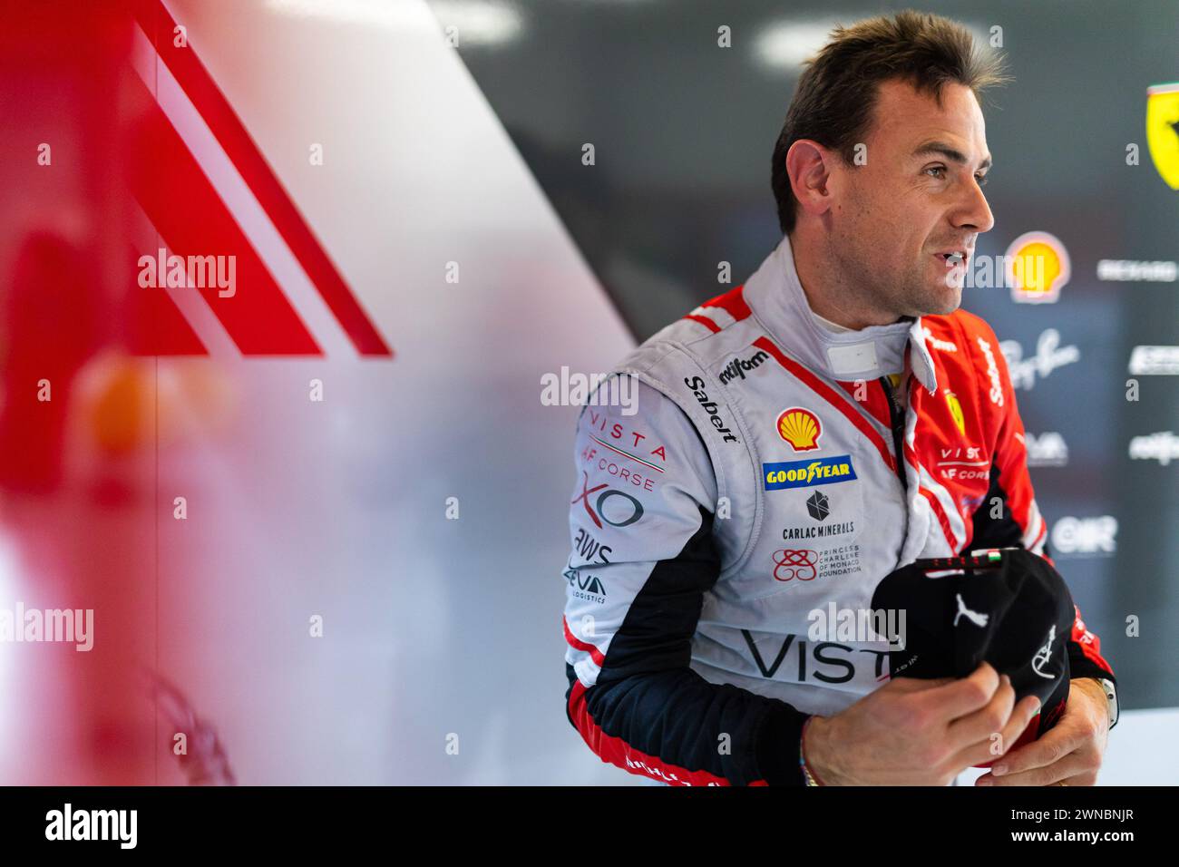 RIGON Davide (ita), Vista AF Corse, Ferrari 296 GT3, portrait during ...