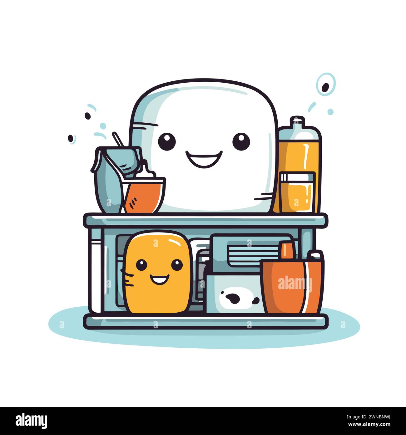 Shampoo shelf Stock Vector Images - Alamy