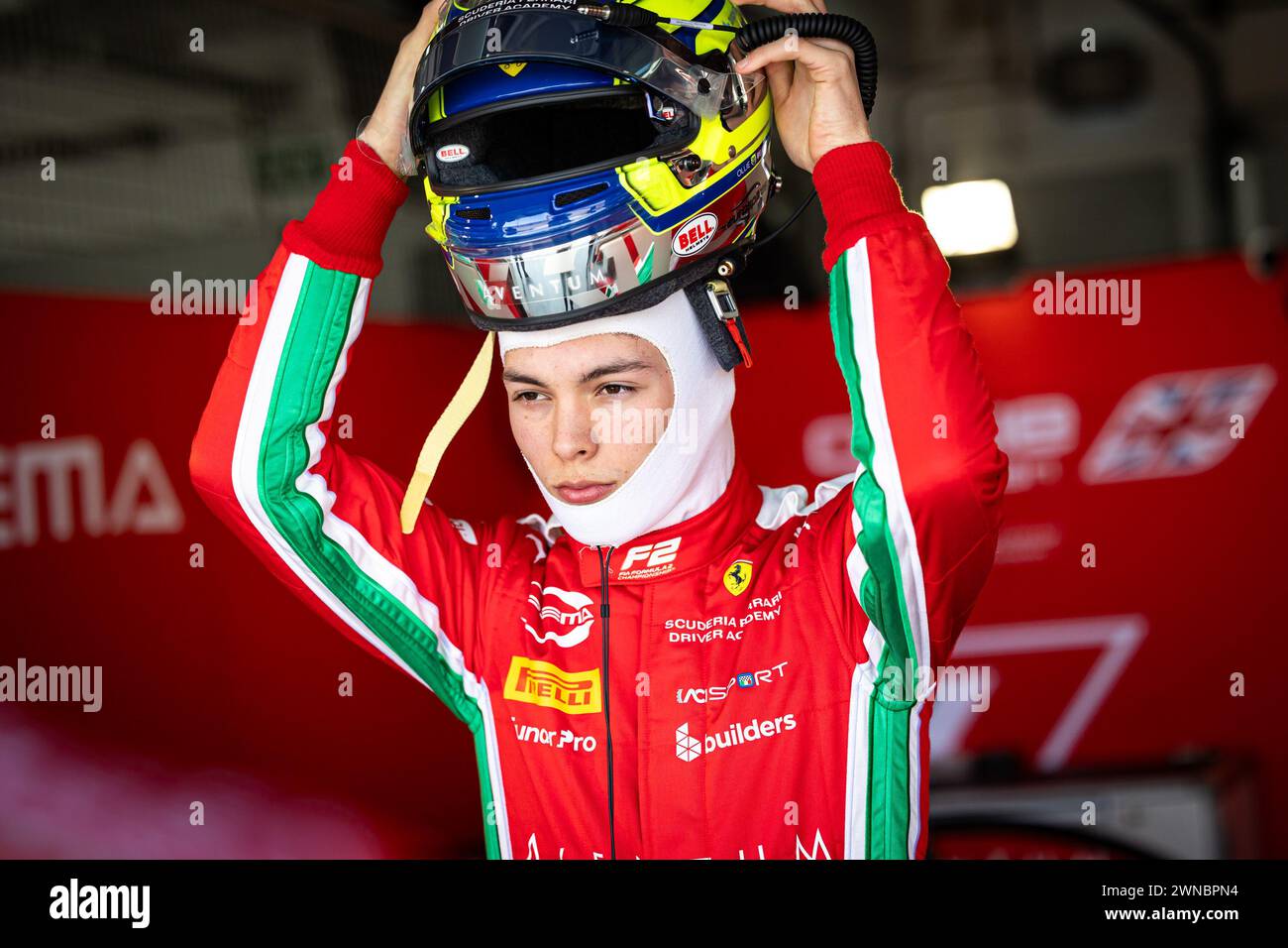 BEARMAN Oliver (gbr), Prema Racing, Dallara F2 2024, portrait during ...