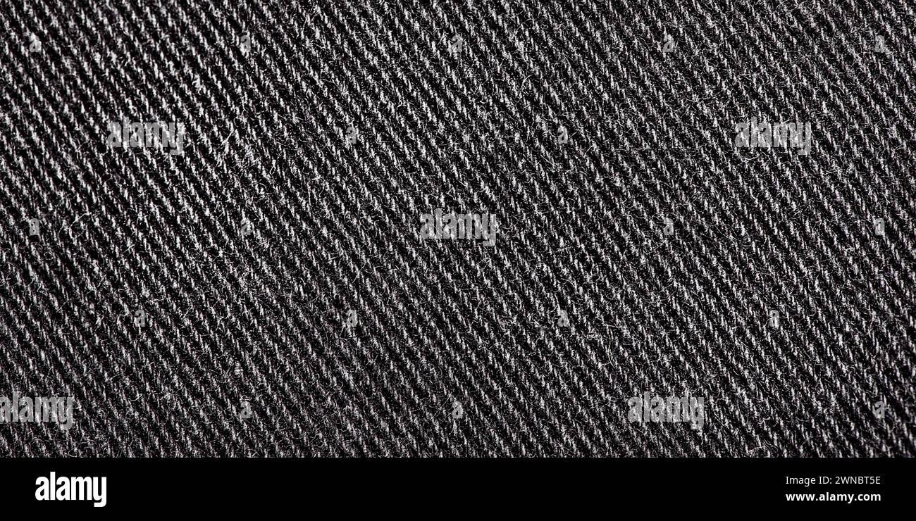 Black denim fabric macro photo. Jeans as a background. Fabric texture ...