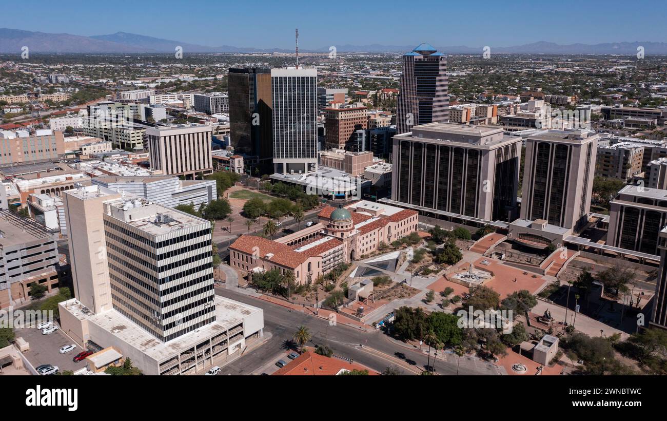 Aerial downtown tucson hi-res stock photography and images - Alamy