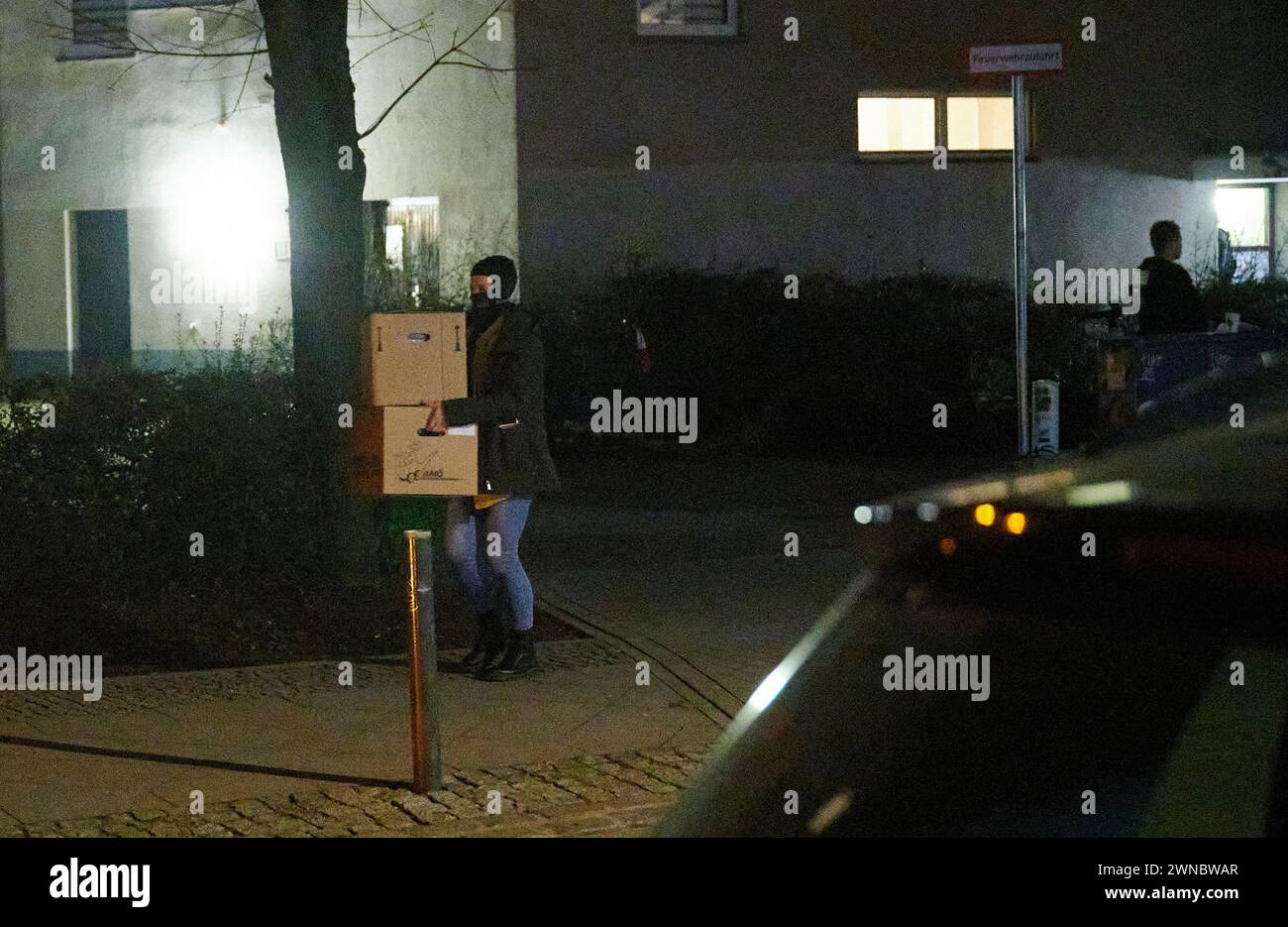 Berlin, Germany. 01st Mar, 2024. Members of the forensics team and the ...