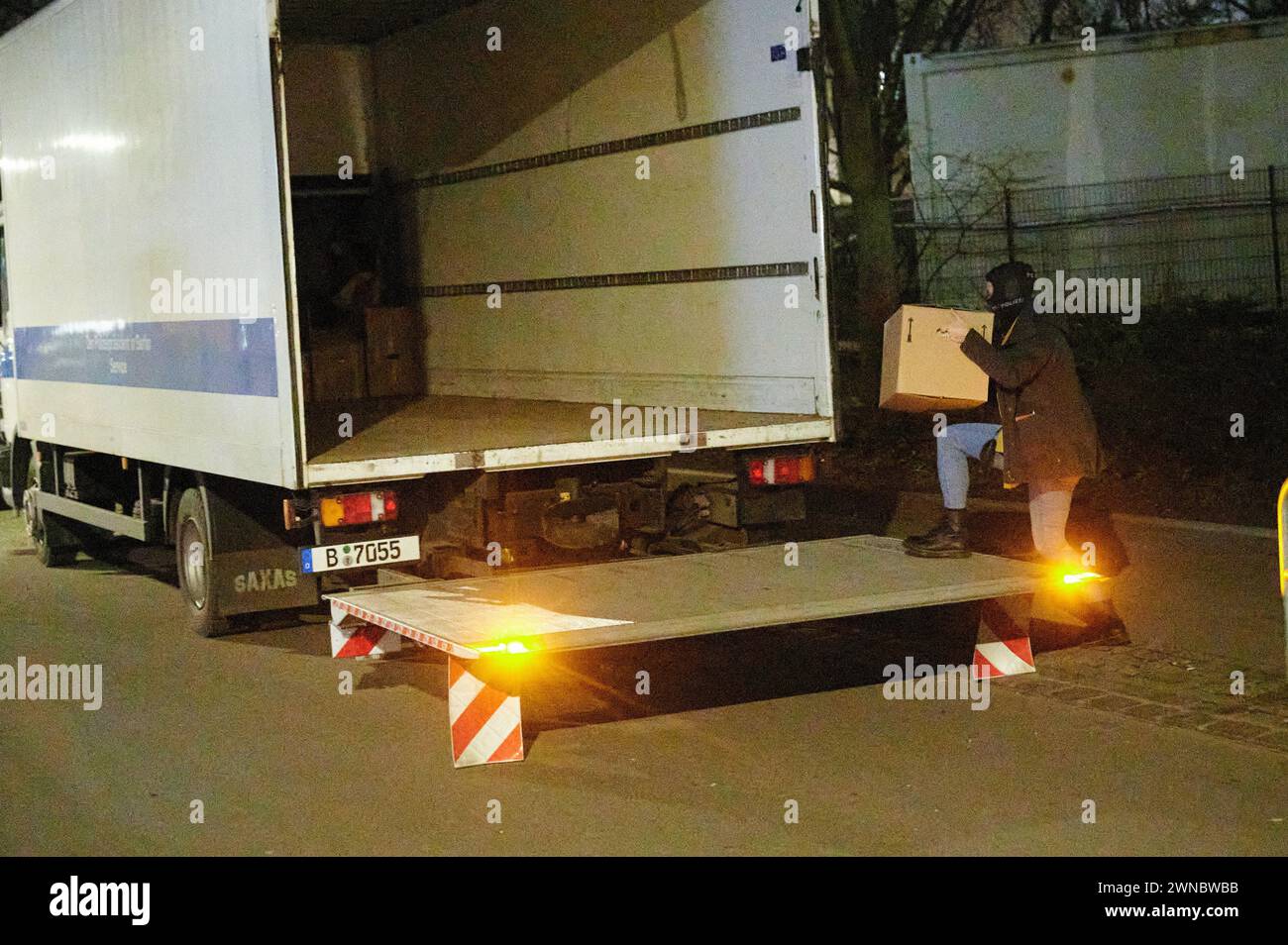 Berlin, Germany. 01st Mar, 2024. Members of the forensics team and the ...
