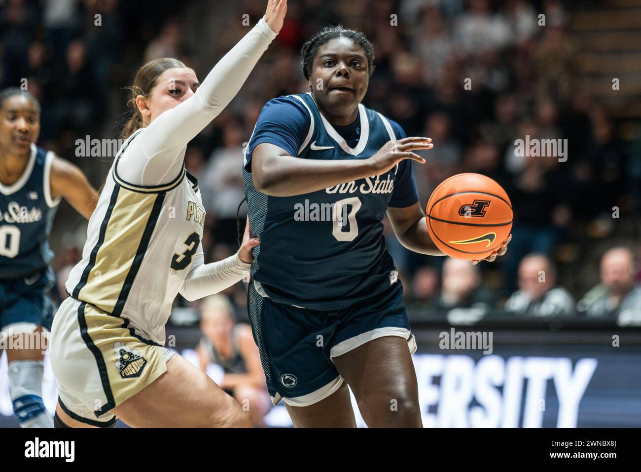 West Lafayette, Indiana, USA. 28th Feb, 2024. Penn State Nittany Lion ...