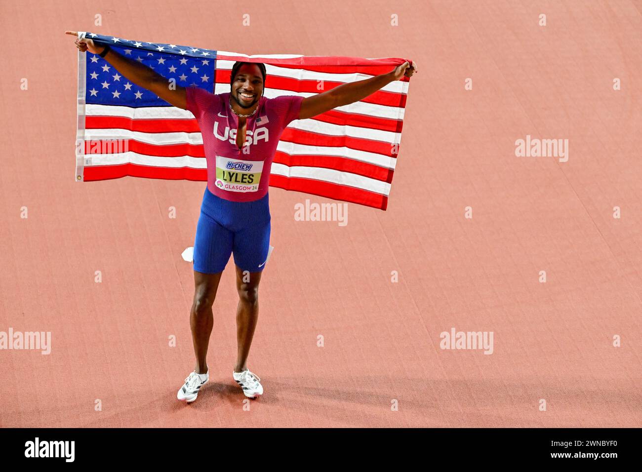 Glasgow, Scotland, UK. 01st Mar, 2024. Mens 60m Sprint Final, 1st ...