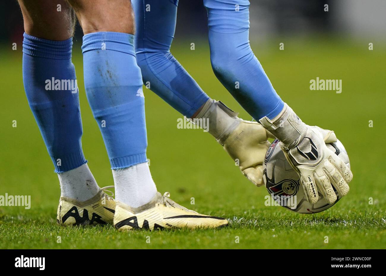 West Bromwich Albion goalkeeper Alex Palmer during the Sky Bet ...